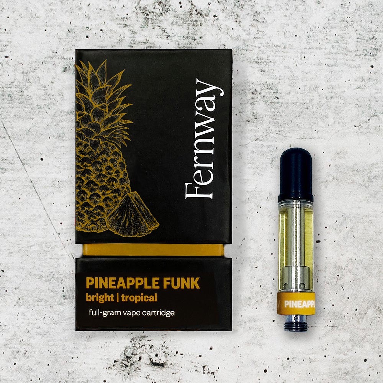 Fernway: Fernway - Pineapple Funk - 1g Vape Cartridge (H) | Leafly