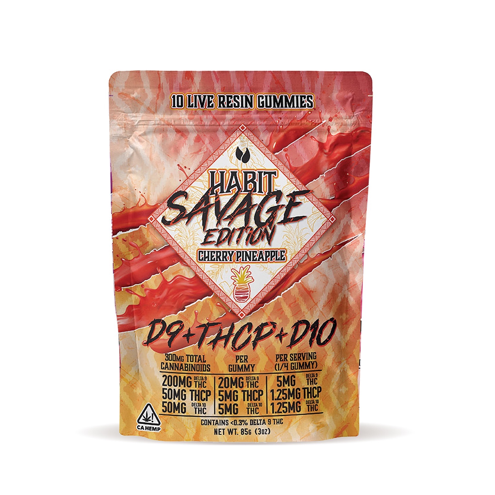 Luxe THC | 25% OFF with code LEAFLY: Savage Edition D9+D10+THCP Gummies | 10 pack | Leafly