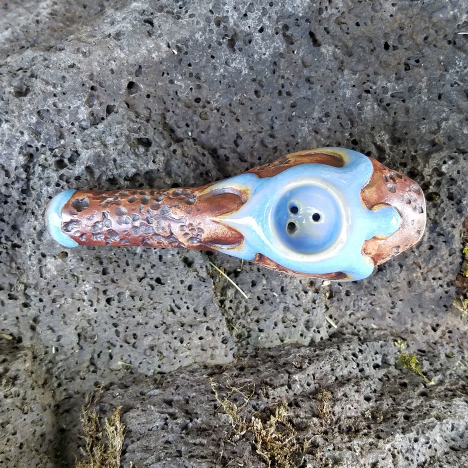 Hawaii PipeFarm: Ceramic Turtle Pipe (4 in, 10 cm) - v2 | Leafly