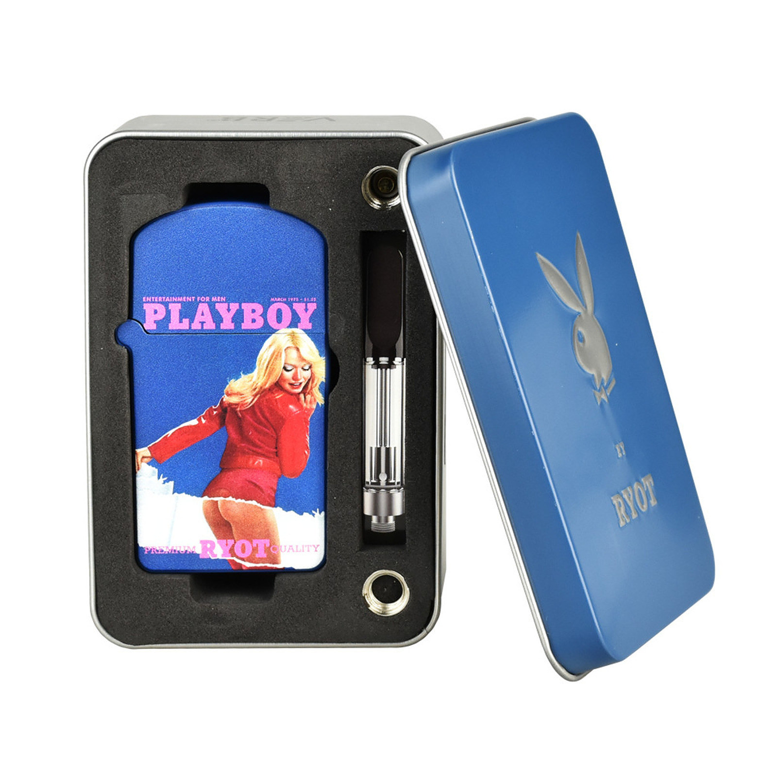 BOOM Headshop: Playboy x Ryot VERB 510 Vape Pen Battery - Classic Cover | Leafly