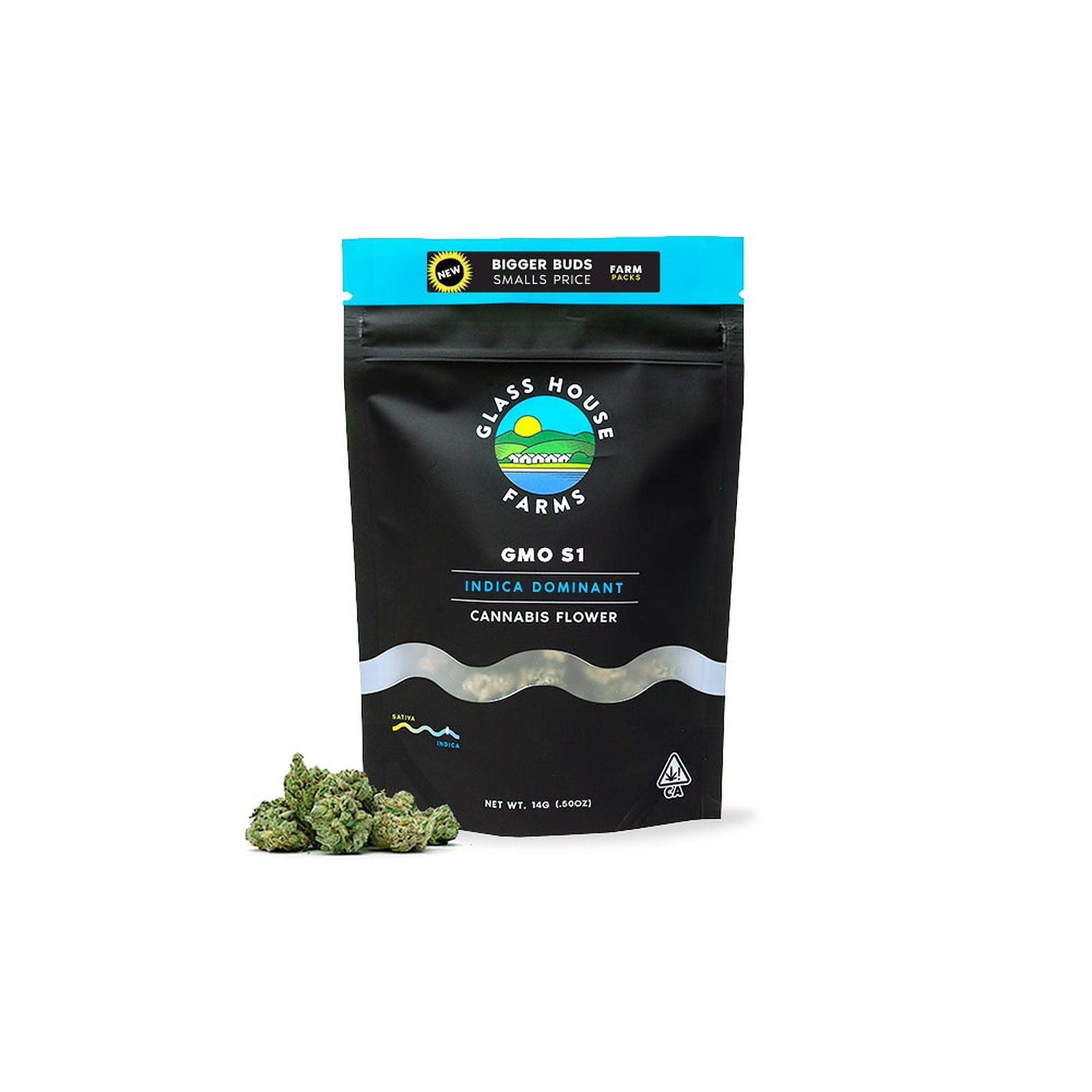 Glass House Farms: GMO S1 [14g Farm Packs] | Leafly