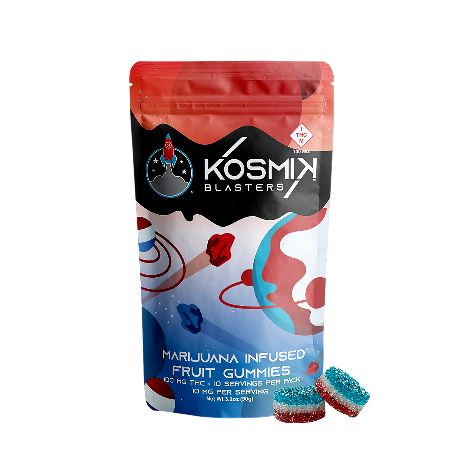 Kosmik Brands: Rocket Pop Specialty Blaster 250mg | GUMMIES | Leafly