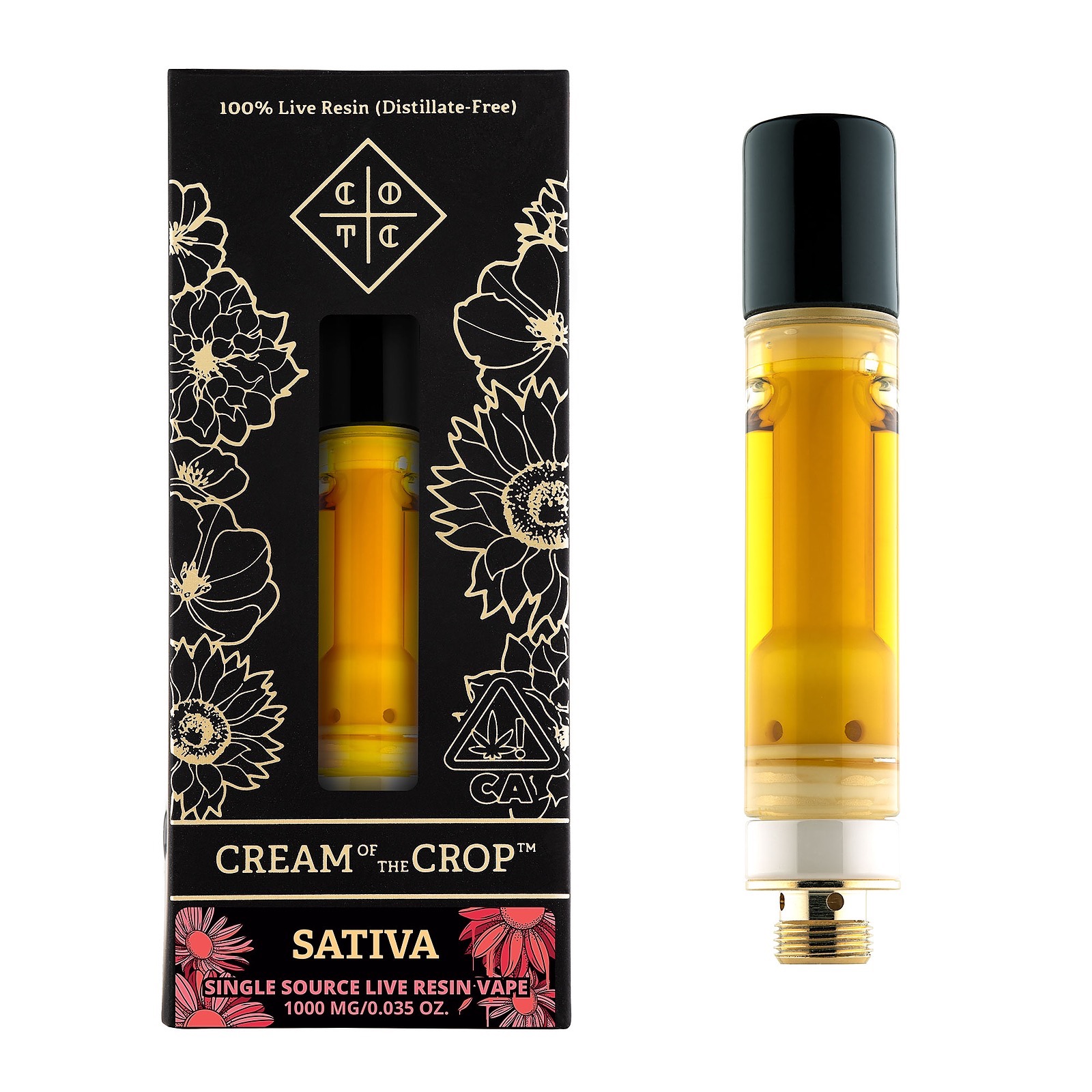 Cream of the Crop Gardens: White Onyx | Live Resin Vape Cartridge | 1g ...