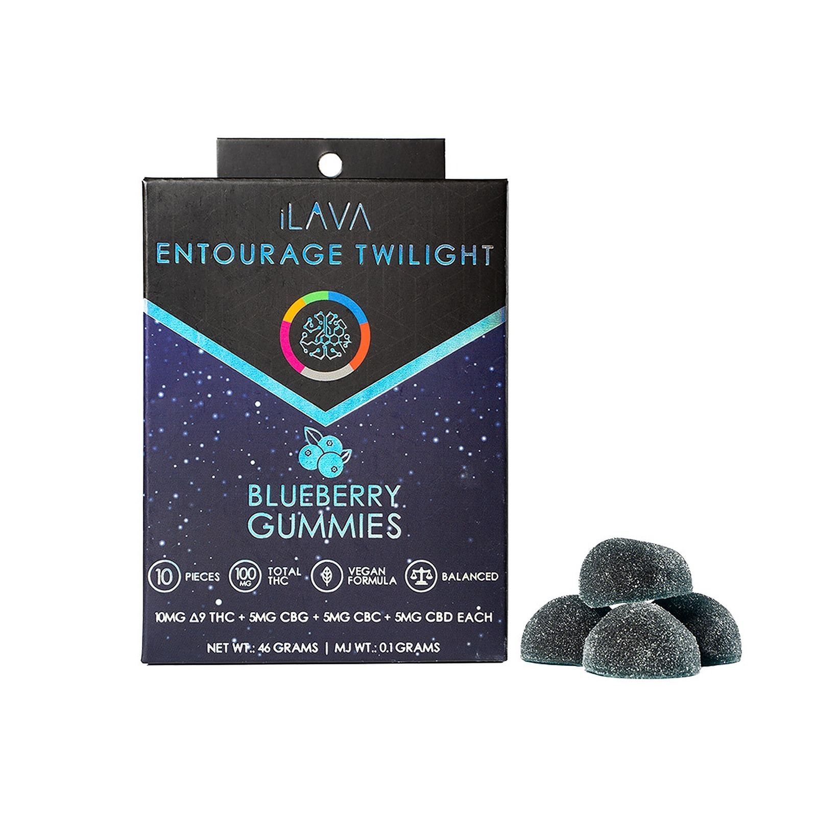 iLAVA: iLAVA Entourage TWILIGHT Gummies - Blueberry [100mg THC + 50mg ...