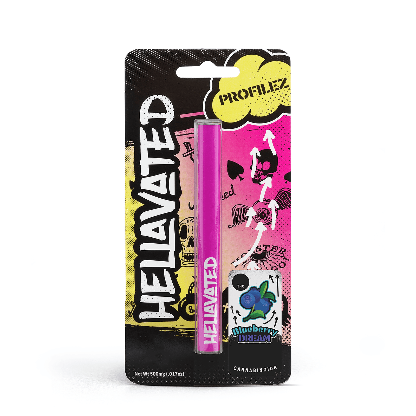 Hellavated: Blueberry Dream Profilez All In One 500mg | Leafly