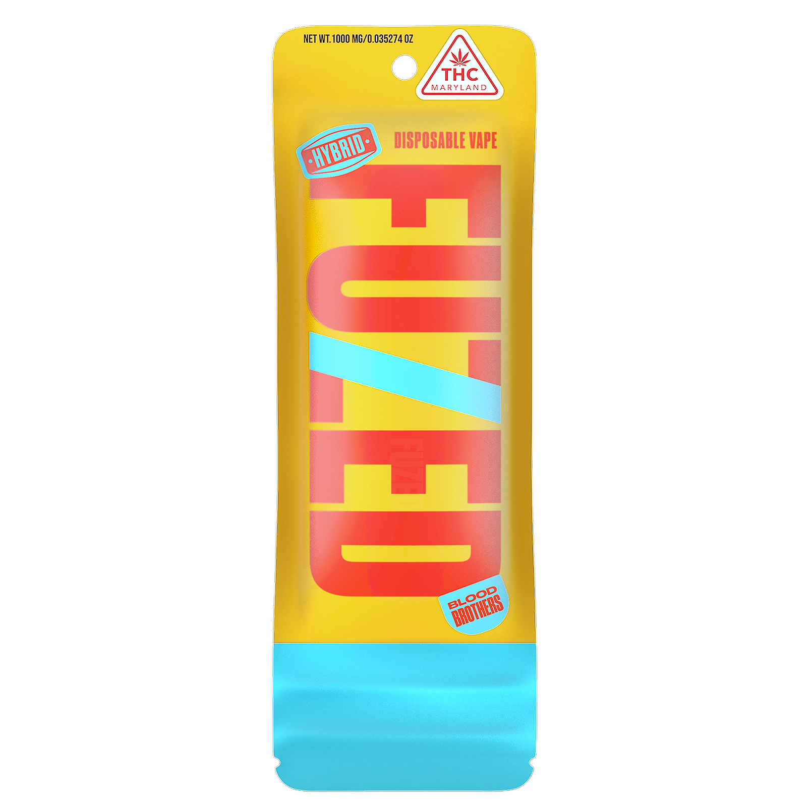 Curio Wellness: Fuzed: Blood Brothers Disposable Vape [1g] | Leafly