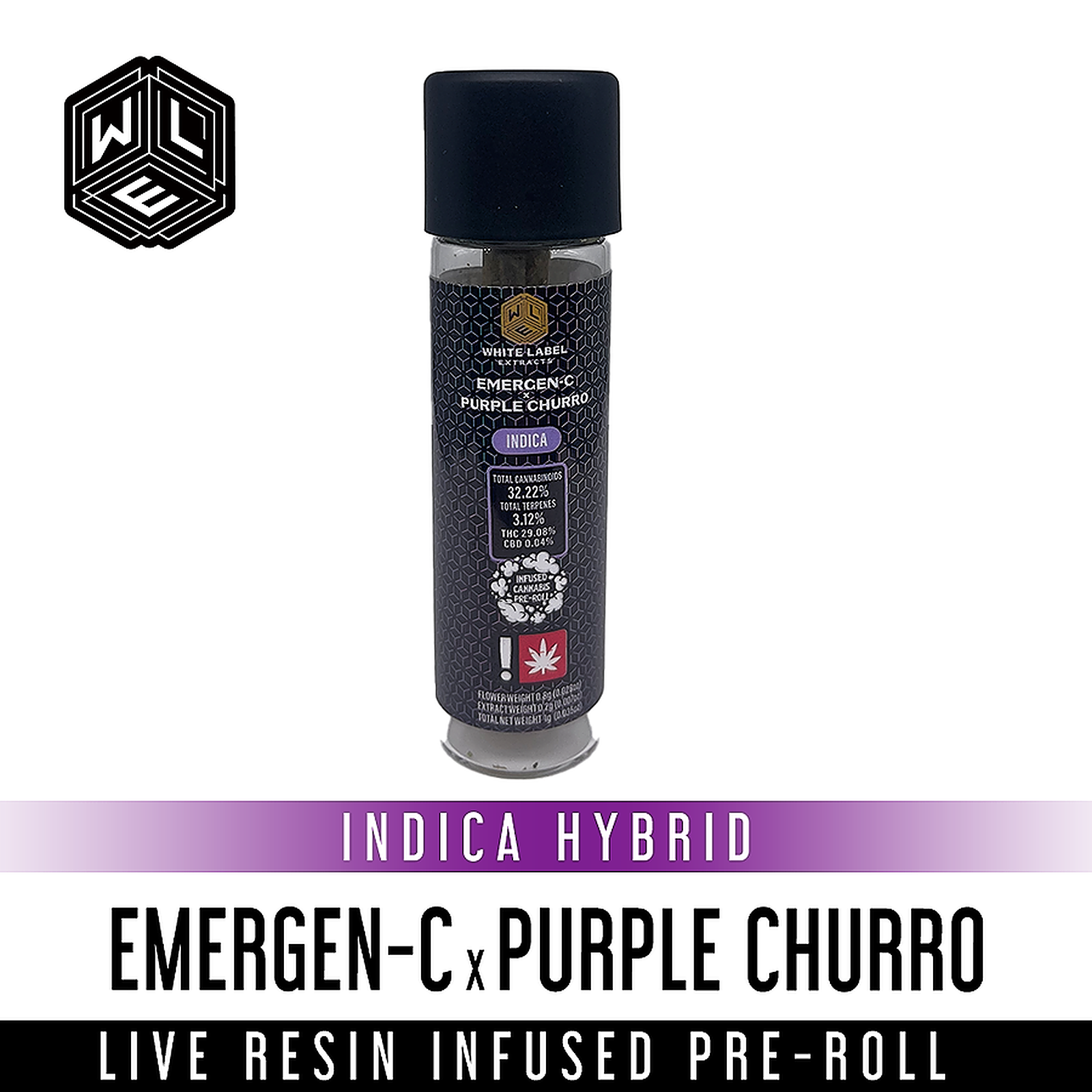 White Label Extracts: Emergen-C x Purple Churros Live Resin Infused Pre ...