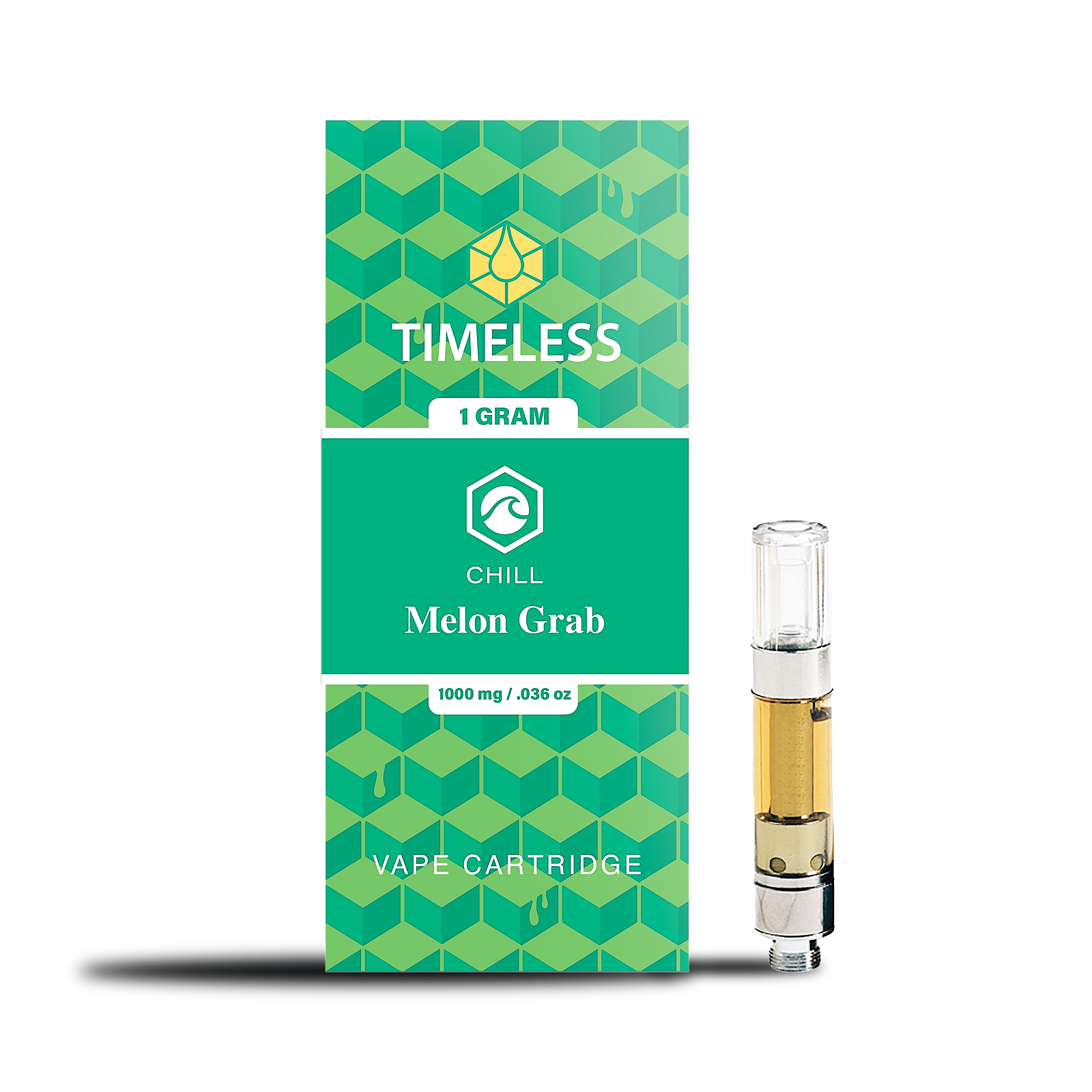 Timeless Vapes: Timeless Melon Grab 1000mg Vape Cartridge (Chill) | Leafly