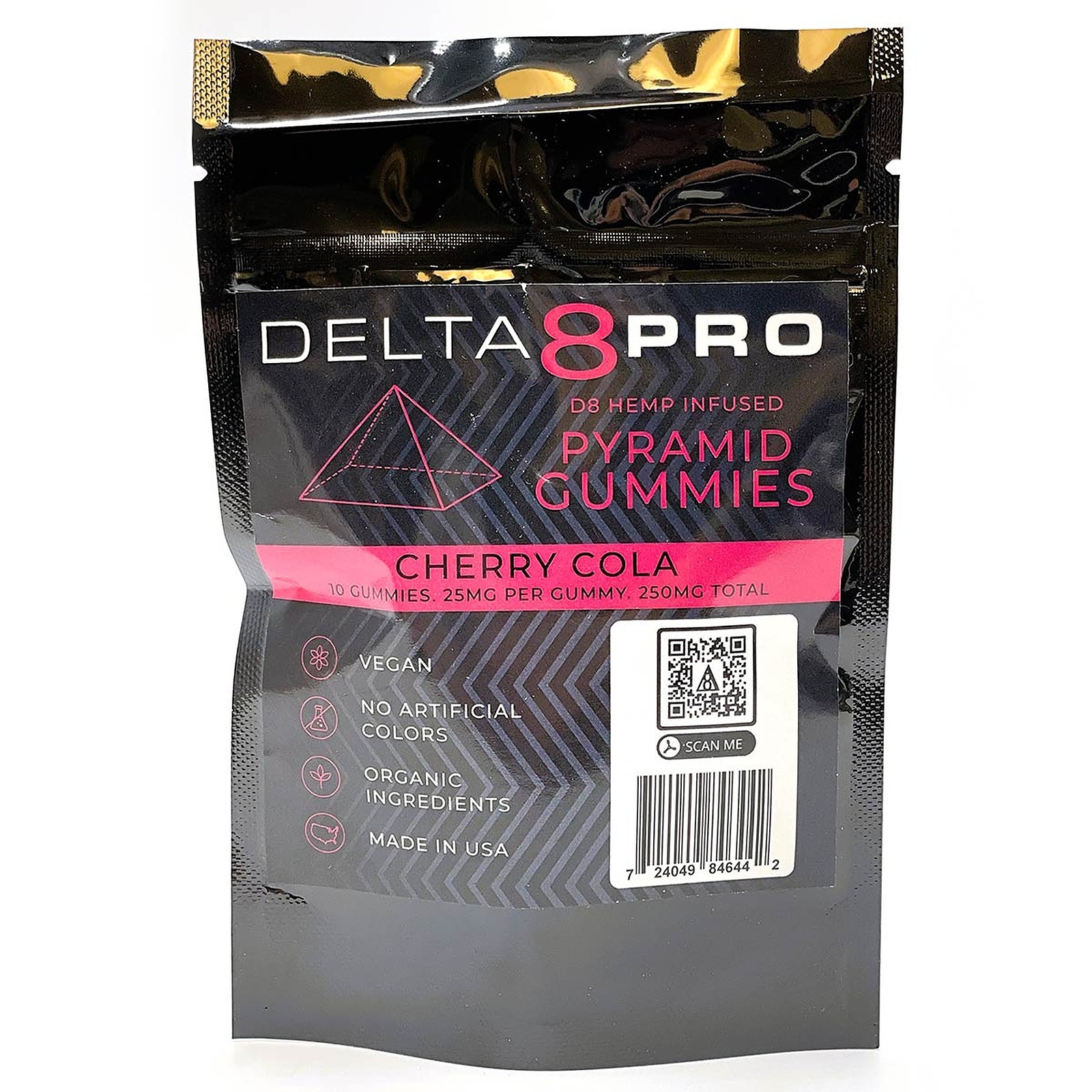 Delta 8 Pro: 25mg Delta 8 THC Gummies Cherry Cola 10 Count | Leafly