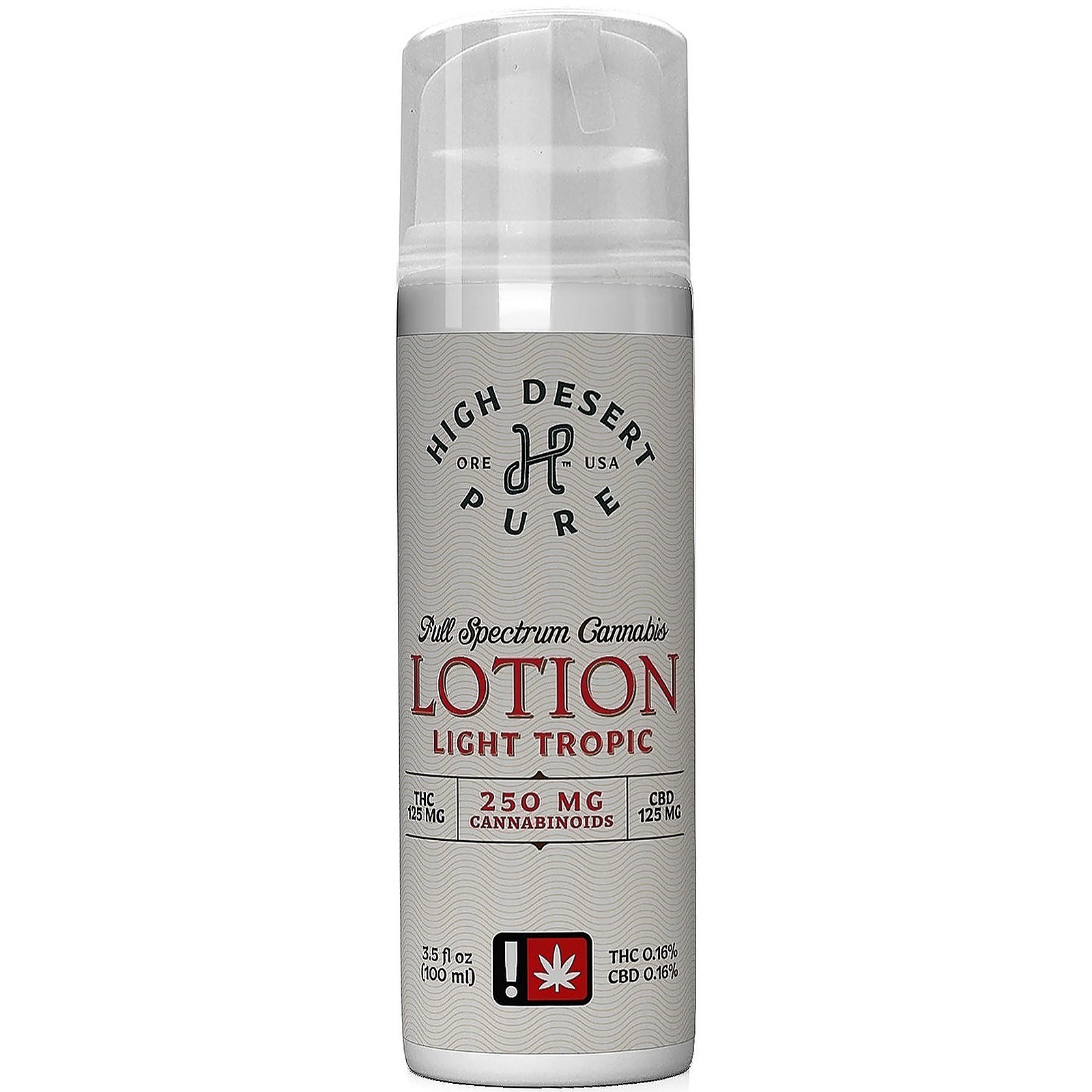 High Desert Pure: Lotion | Light Tropic (400 mg) | Leafly