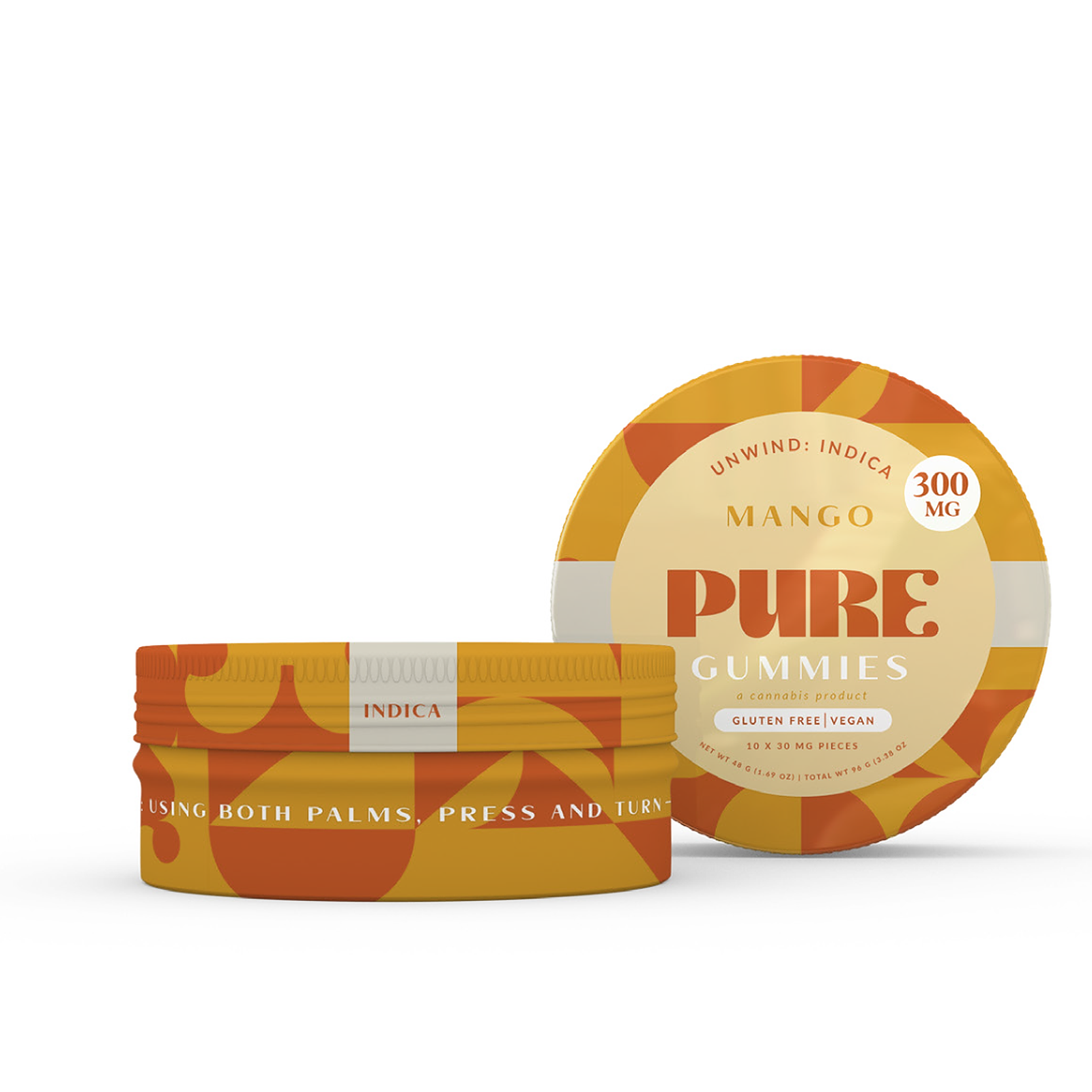Pure Edibles: Pure Gummies 300mg Mango | Leafly