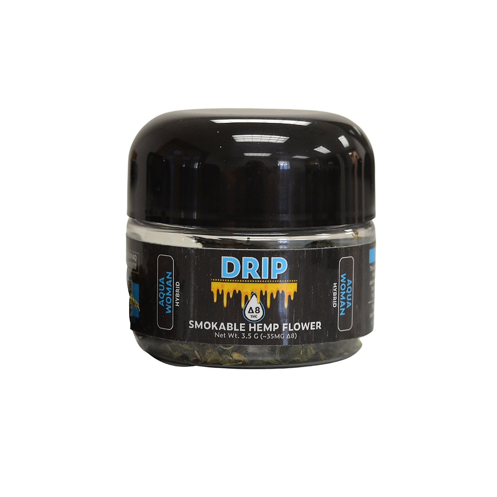 DRIP Cannabinoids: 3.5G Delta-8 Infused Aqua Woman Flower | Leafly