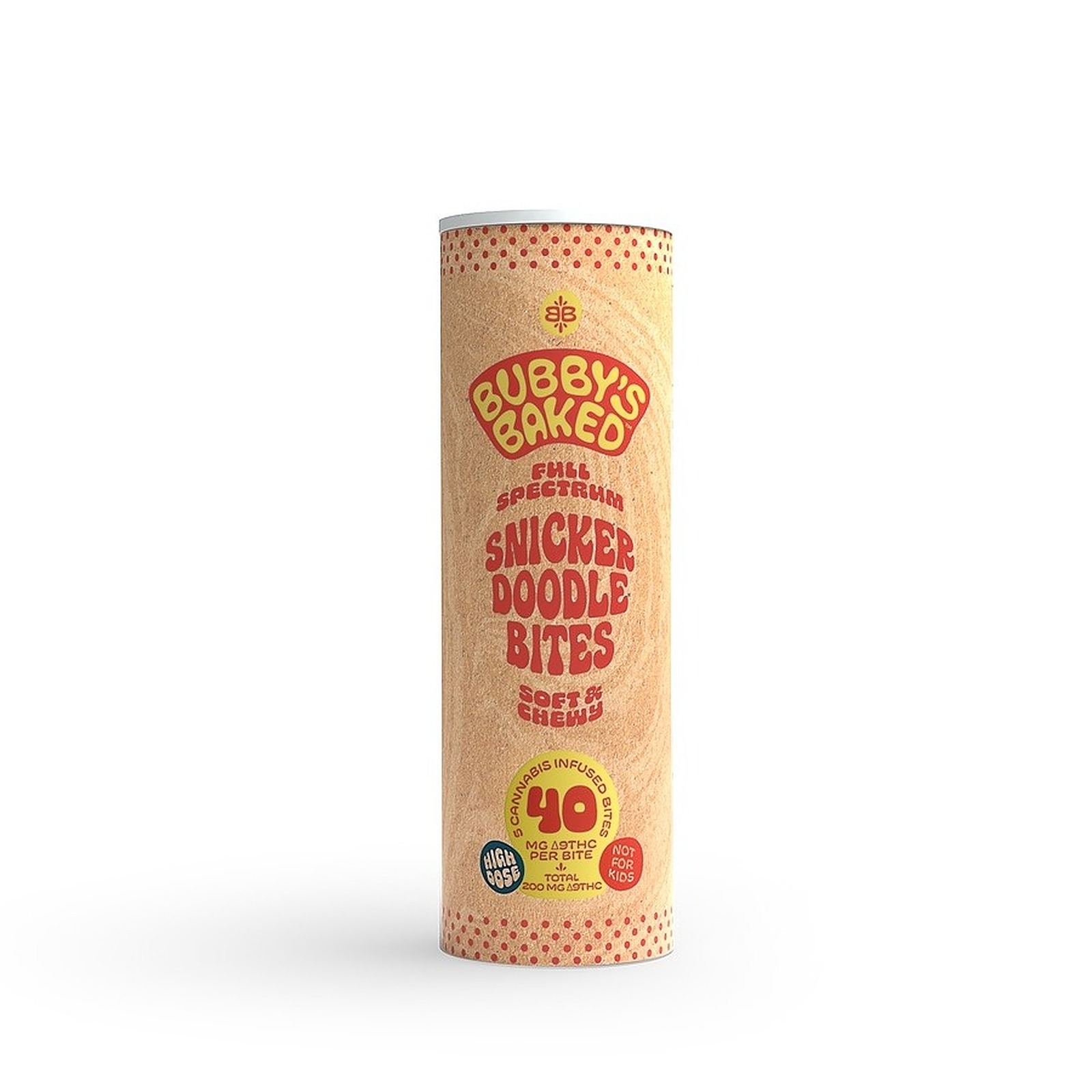 Bubby's Baked: HIGH-DOSE Snickerdoodle Bites [5pk] (200mg THC) | Leafly