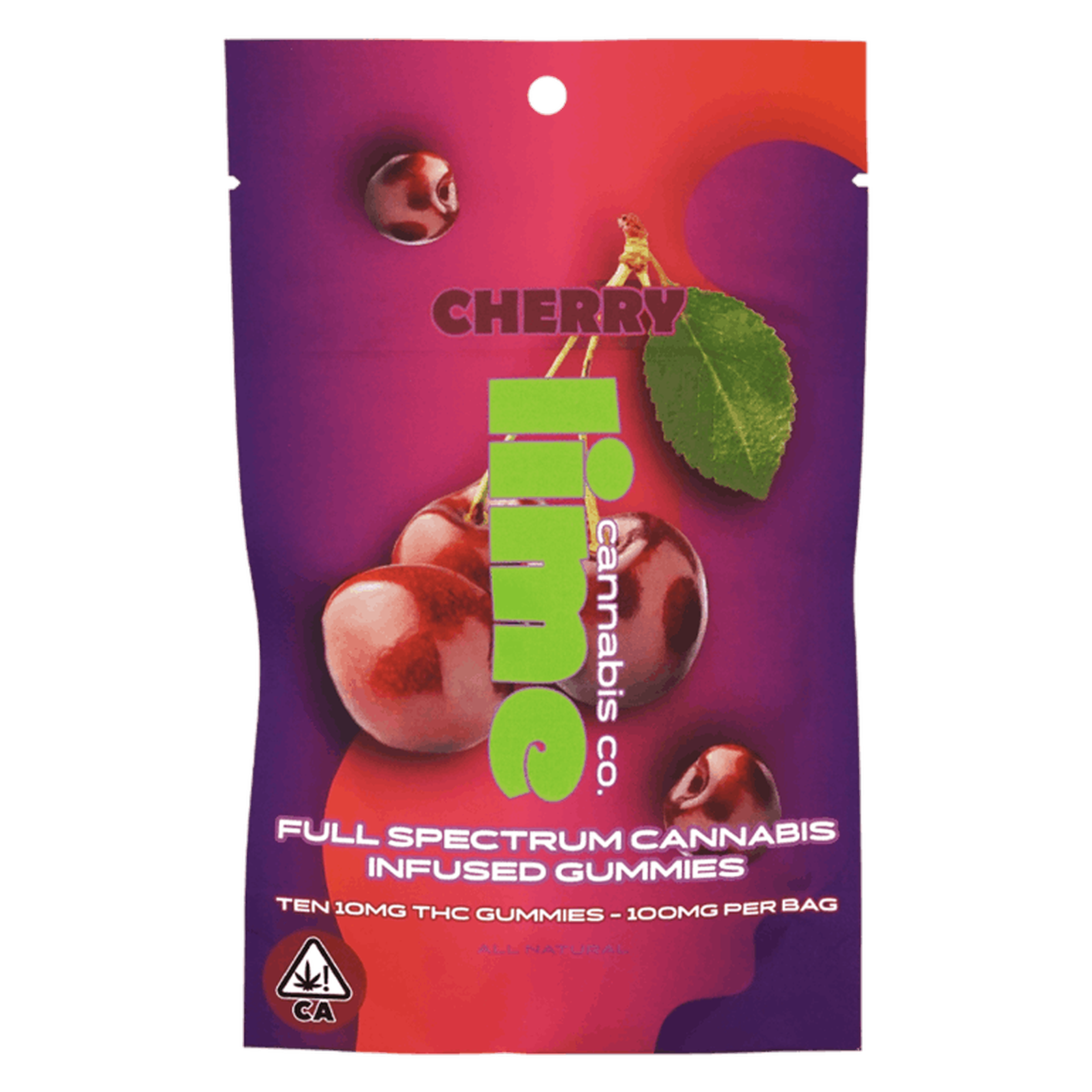 Lime Cannabis Co.: 100mg Gummies | Cherry | Leafly
