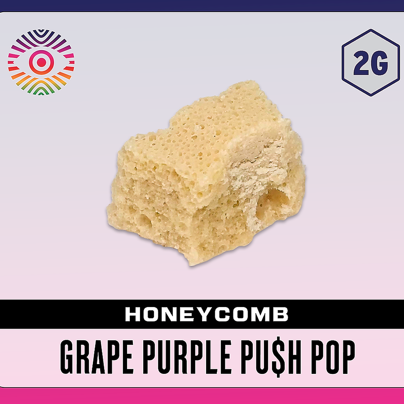 White Label Extracts: Grape Purple Push Pop Honeycomb 2 Gram | Leafly