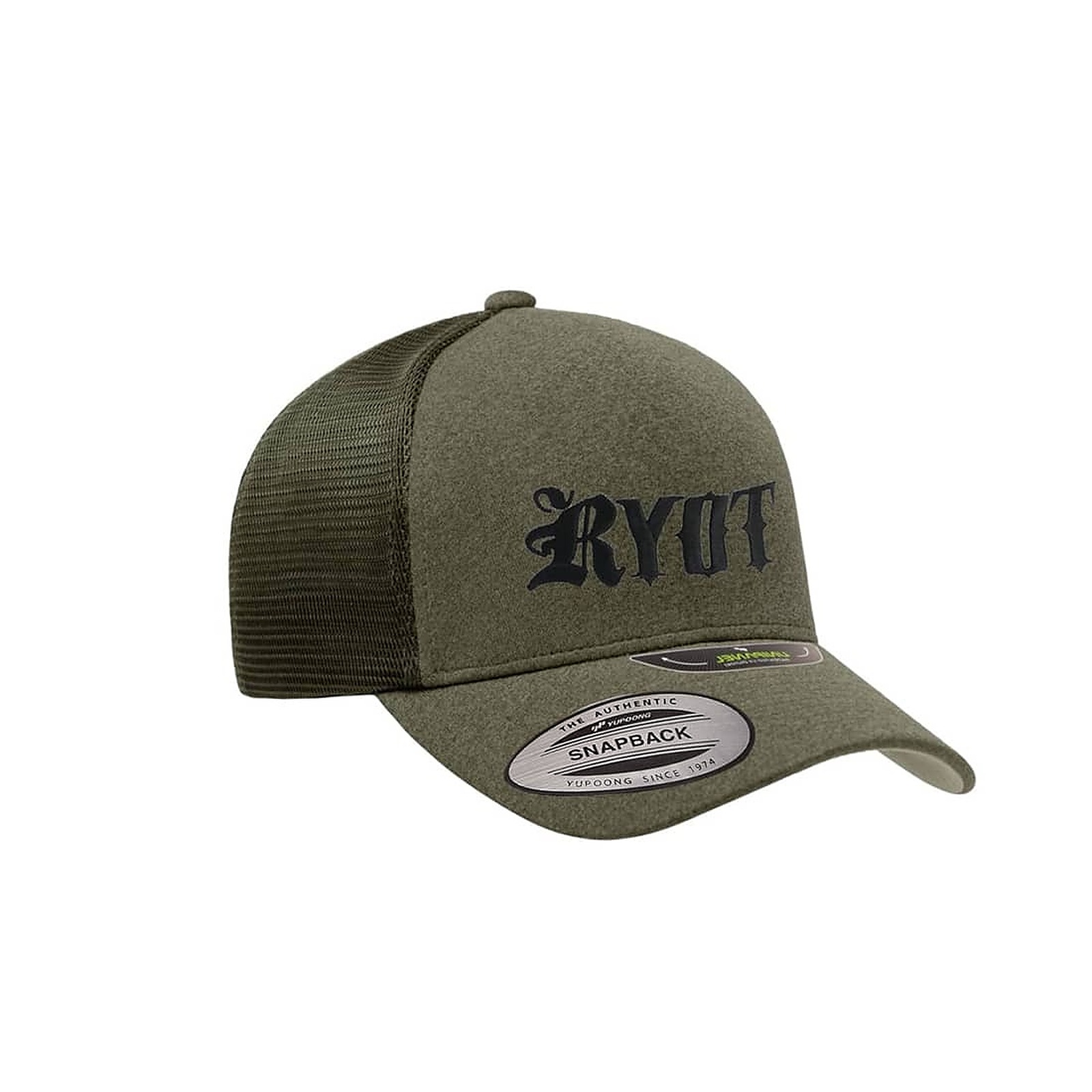 RYOT: RYOT® Logo Retro Trucker Hat – Olive | Leafly