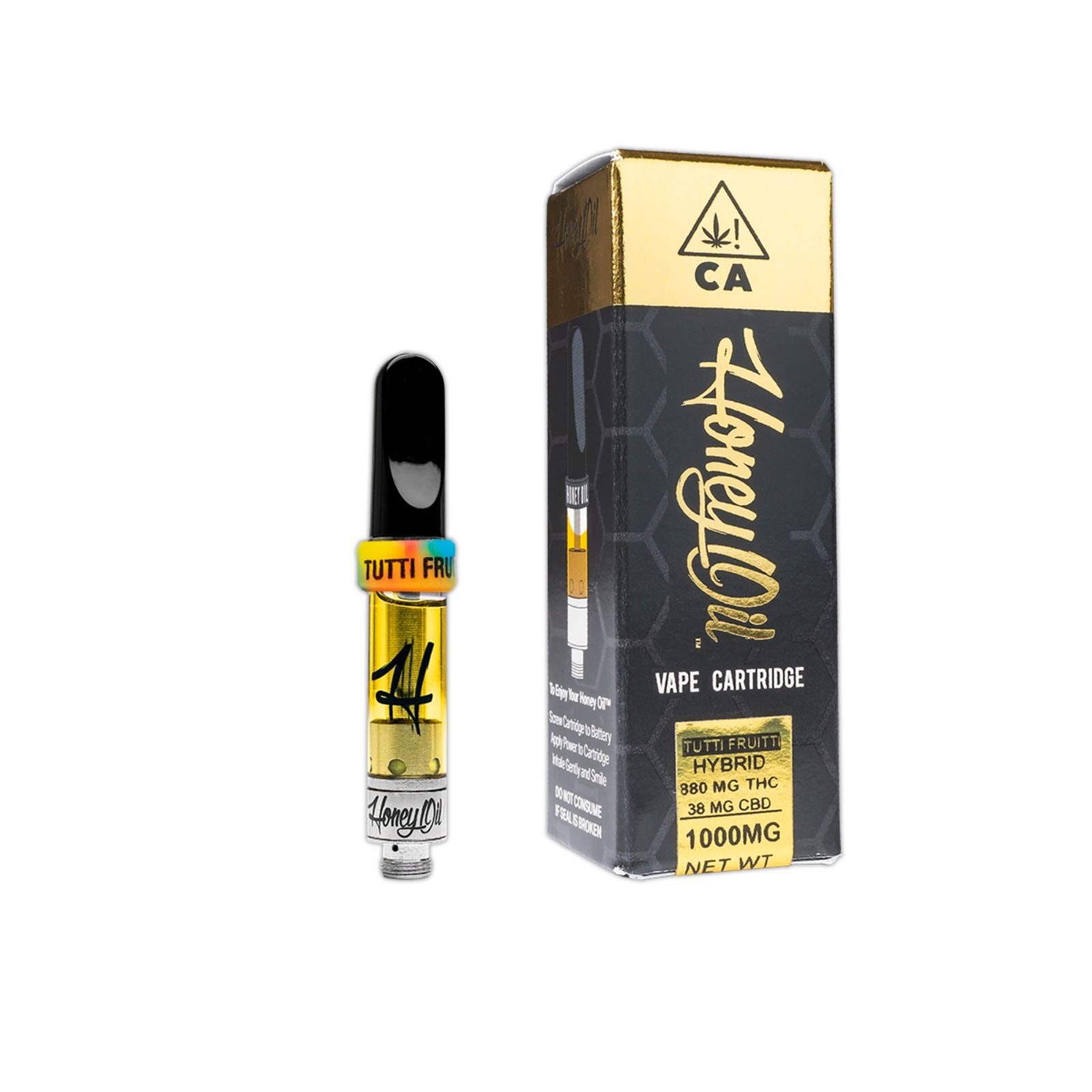 Honey Oil: Tutti Frutti THC Vape Cartridge | Leafly
