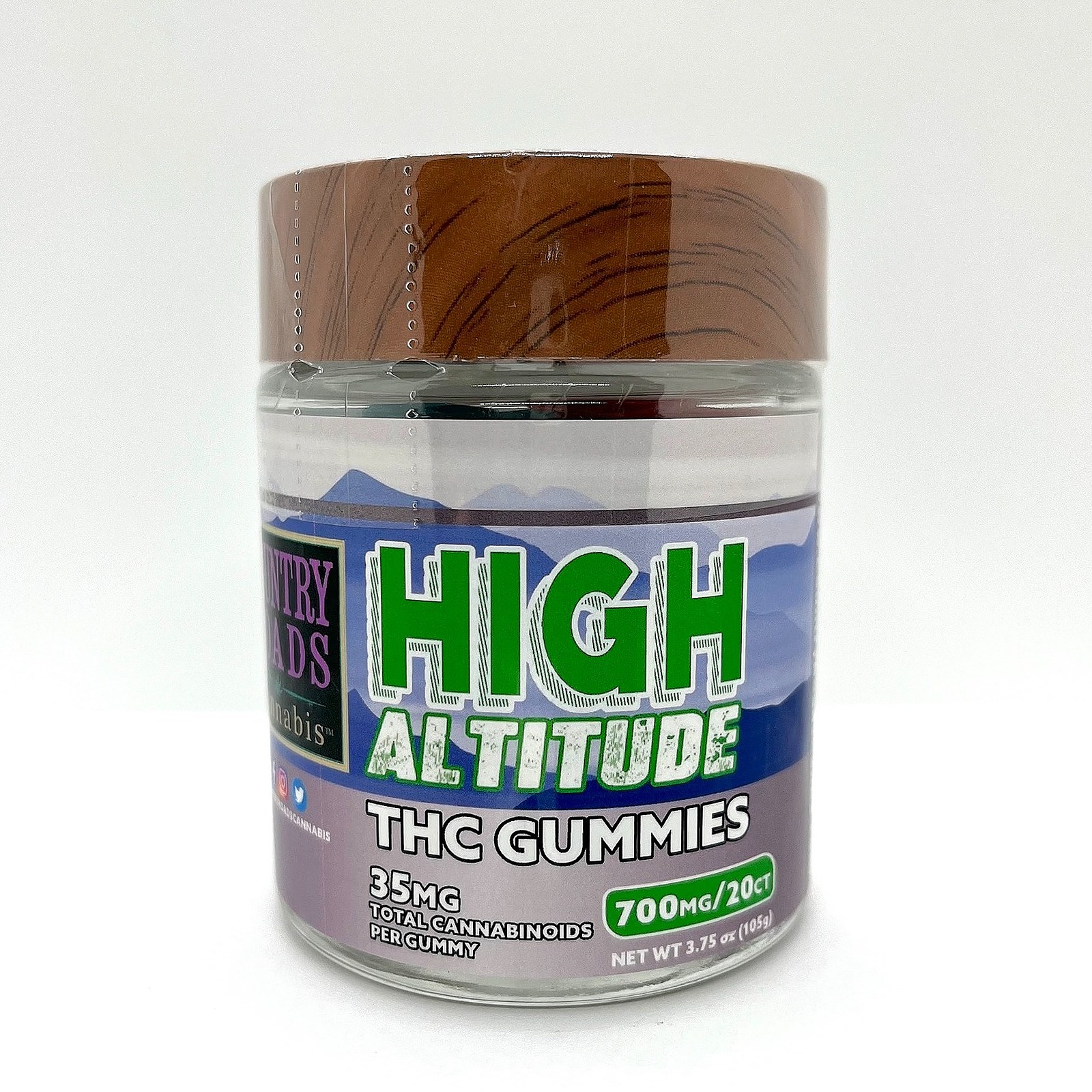 Country Roads Cannabis: High Altitude Gummies | Leafly
