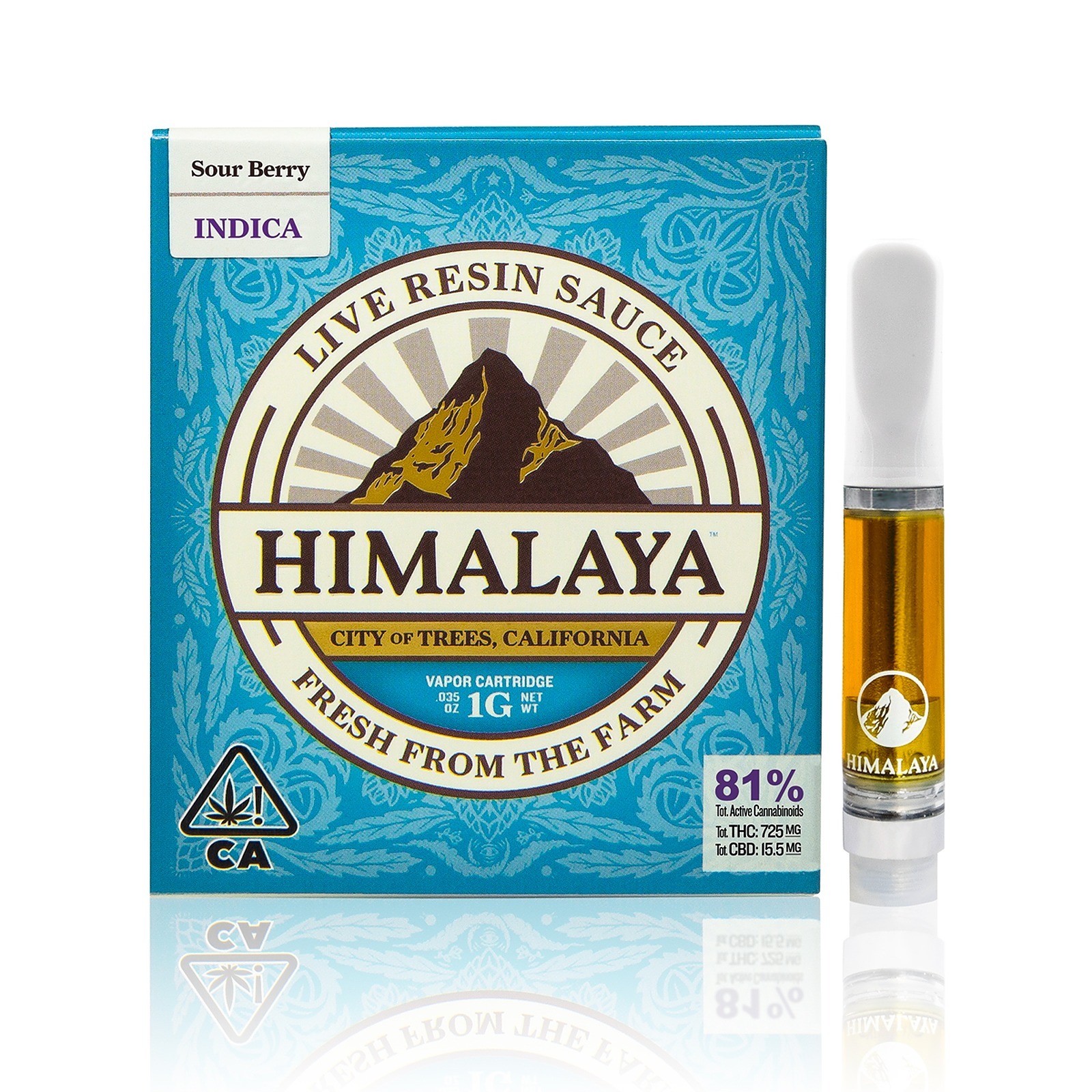 HIMALAYA: Sour Berry (Live Sauce) Cartridge | Leafly