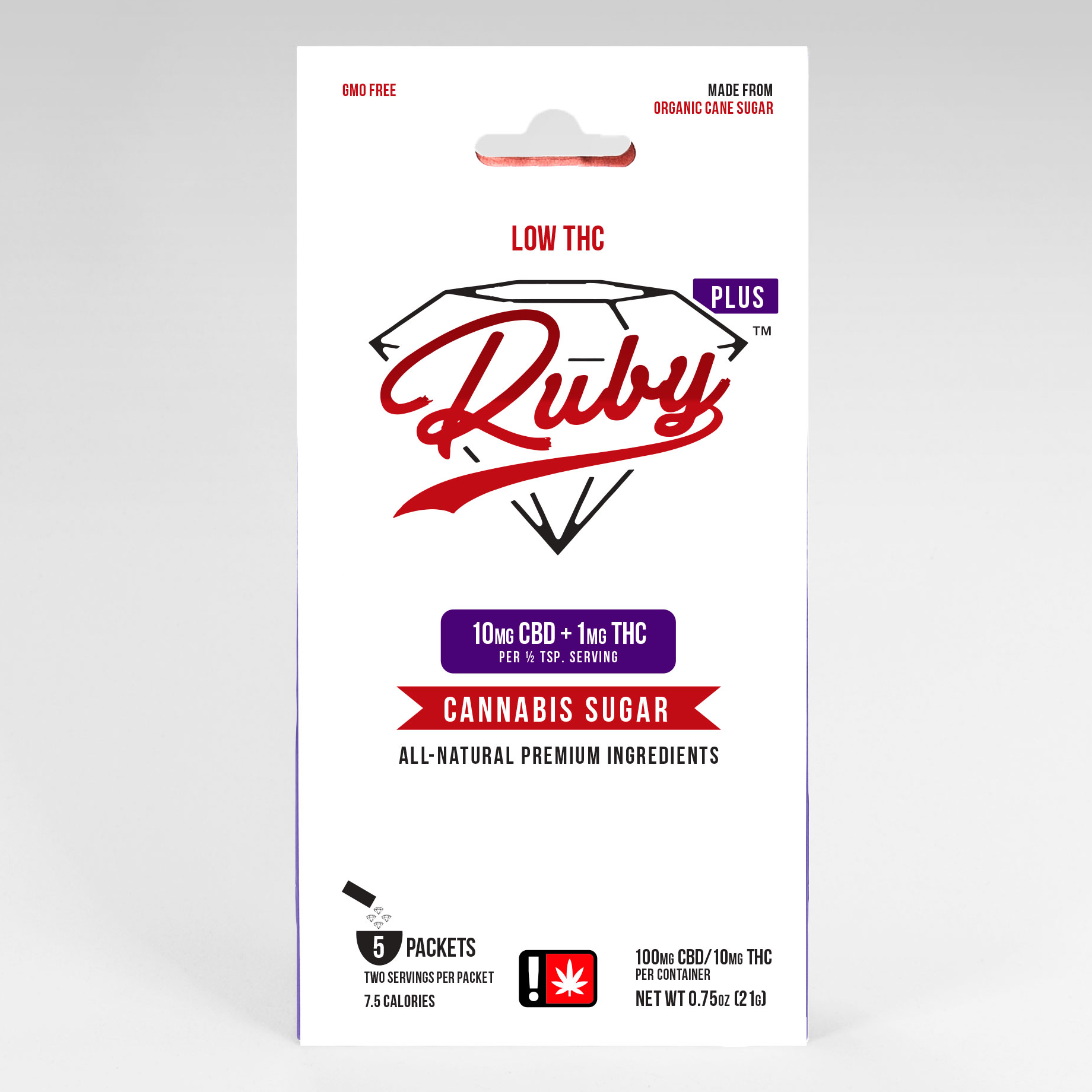 Gemstone Cannabis: Ruby Plus™ Cannabis Sugar 10:1 (10 serving) | Leafly
