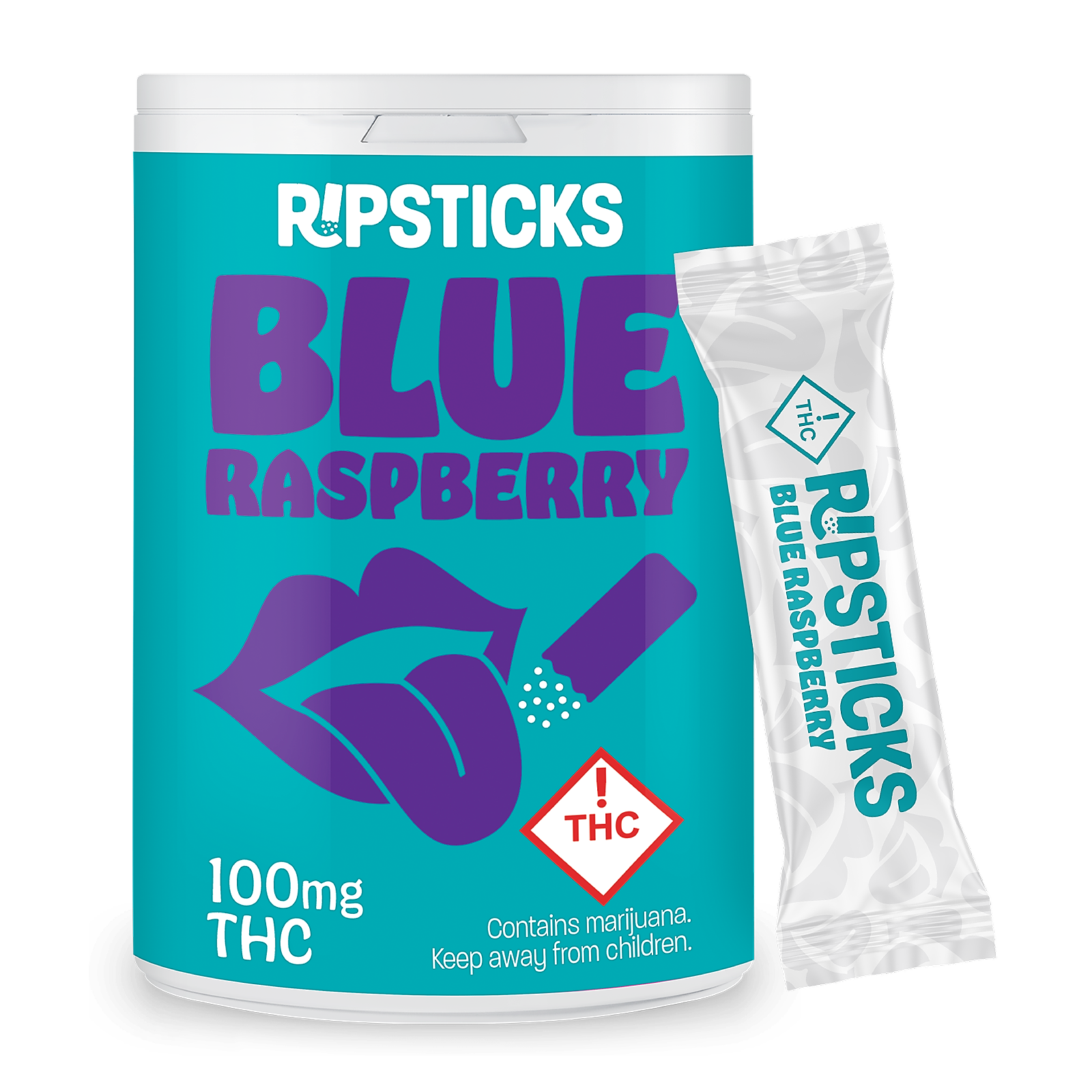 Ripple: Ripple — Blue Raspberry Ripsticks 100mg | Leafly