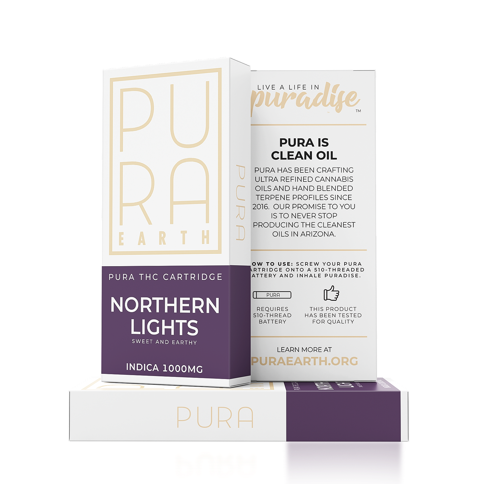PuraEarth Concentrates: Northern Lights Cartridge 1000mg | Leafly