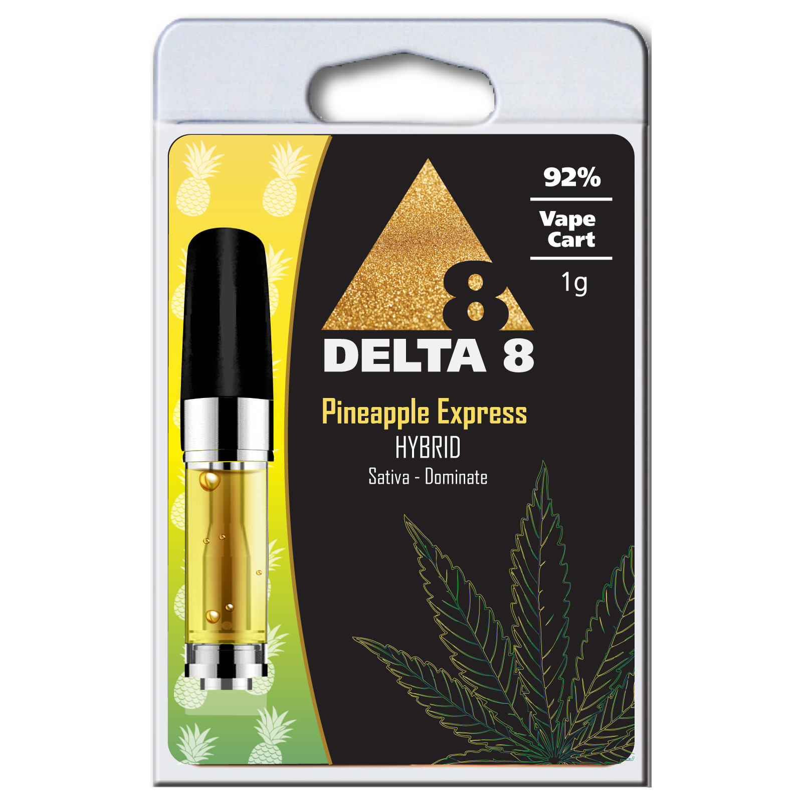 A Gift From Nature: Delta 8 Hybrid Pineapple Express 1ML - 92% | Leafly