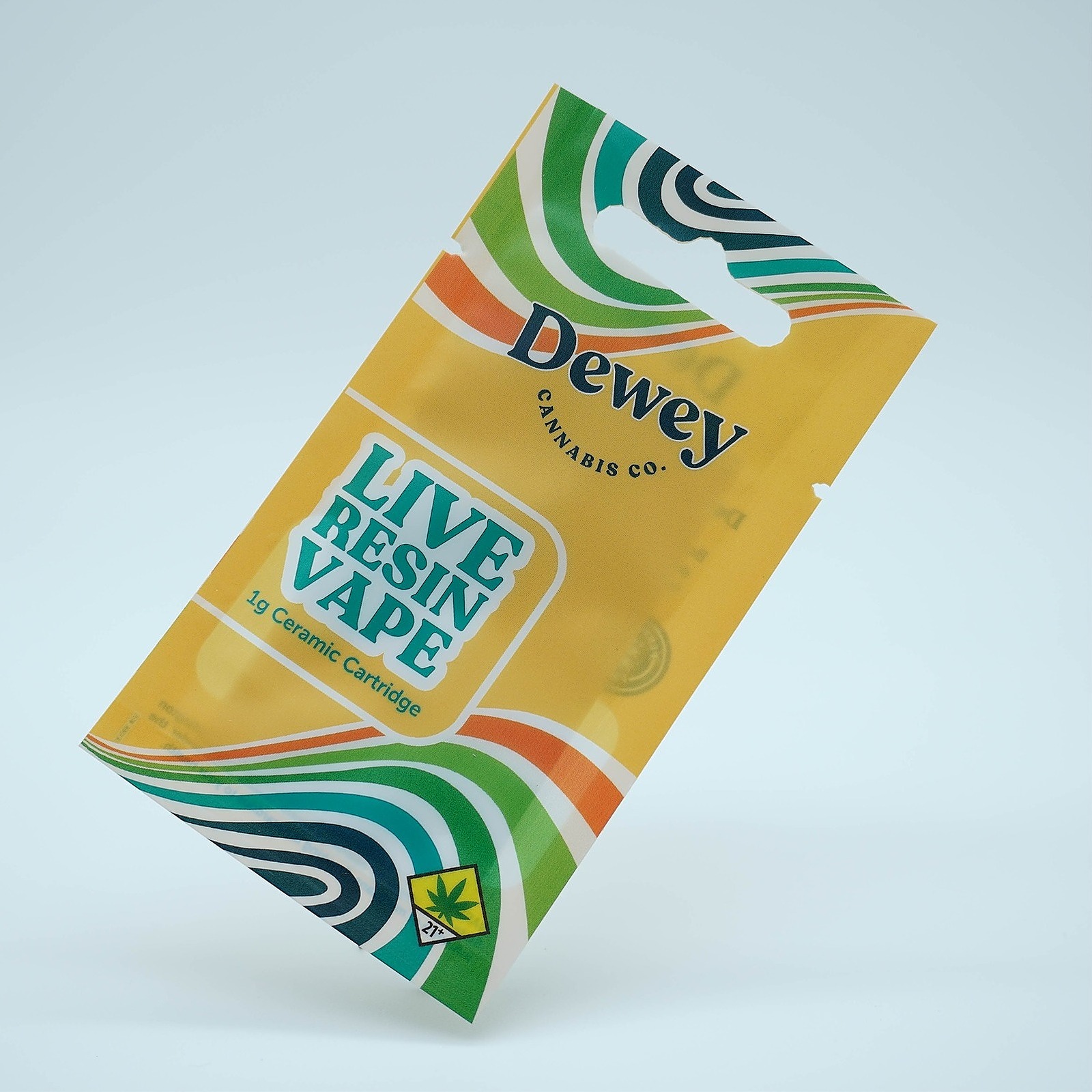Dewey Cannabis Co.: 1g Live Resin Vape Cartridge - Space Fuel | Leafly