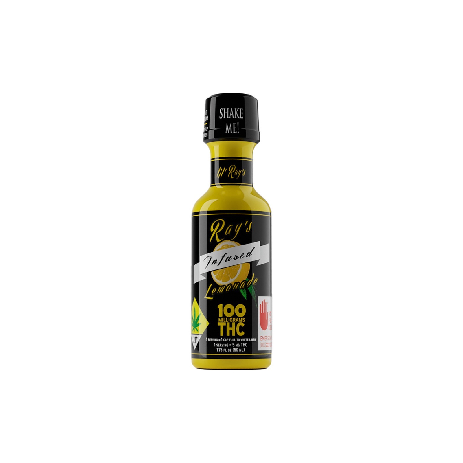 Ray's Lemonade: Original lil' Ray's Lemonade 100mg THC | Leafly