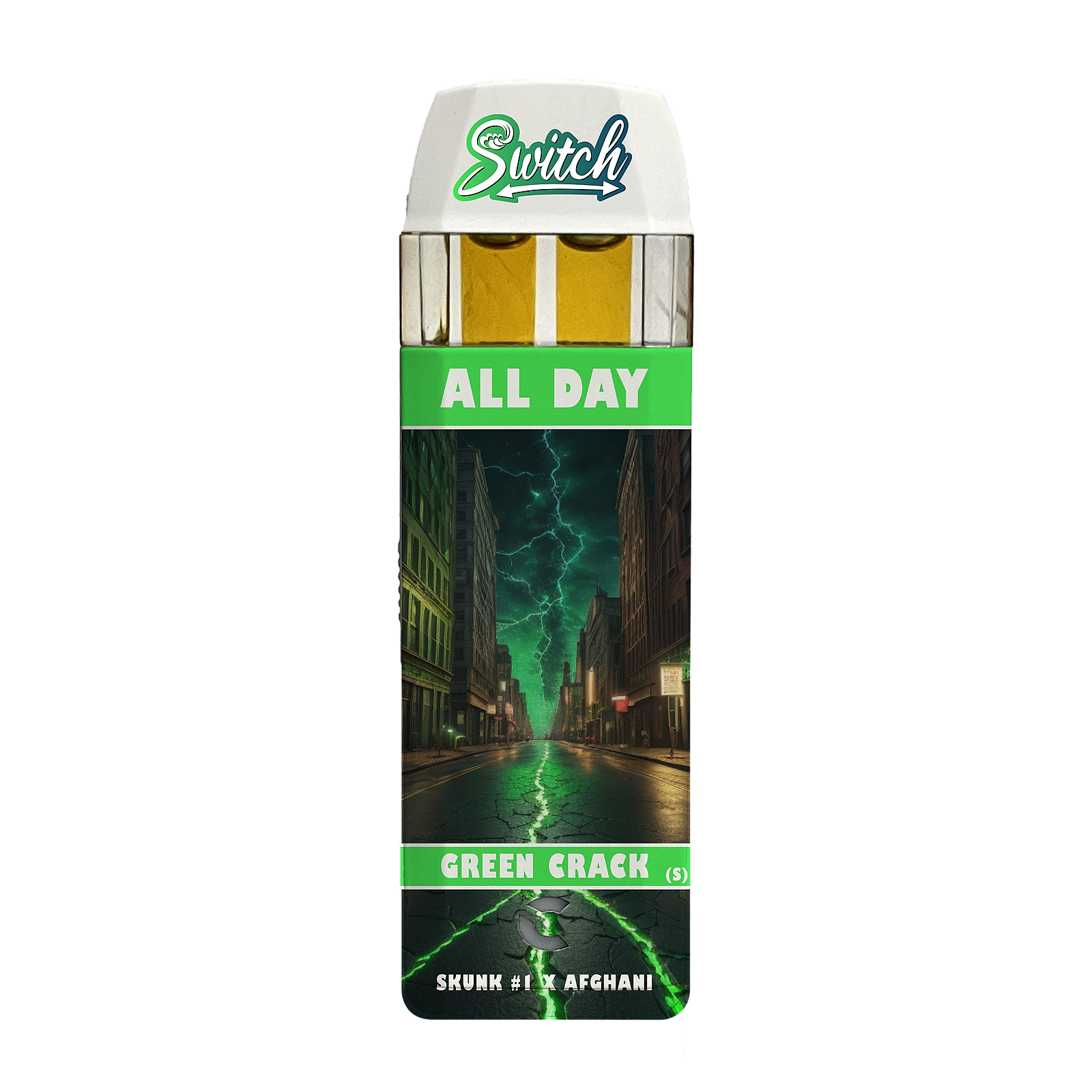 Swell Cannabis: All Day Switch Vape (.5g Green Crack + .5g Ghost Train ...
