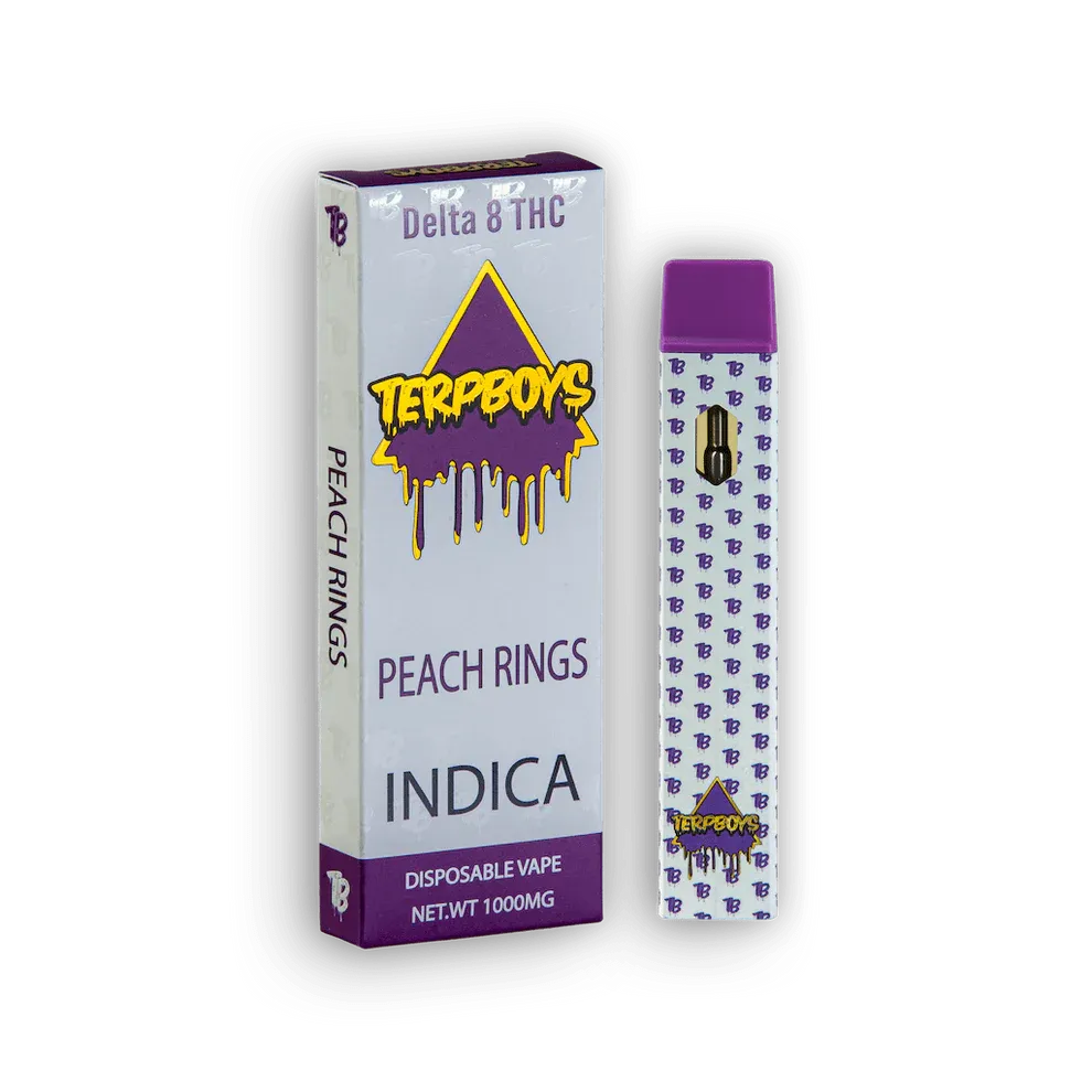 Terp Boys: Indica Delta-8 THC Disposable Vapes 1000mg | Leafly Terp Boys: Indica Delta-8 THC Disposable Vapes 1000mg | Leafly