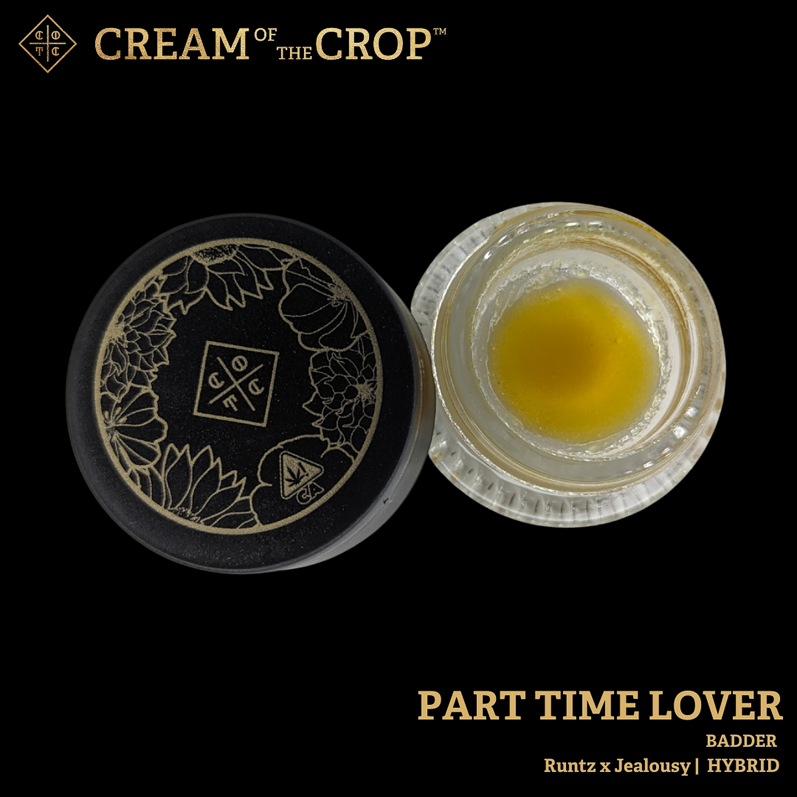 Cream of the Crop Gardens: Part Time Lover | Badder | 1g | Leafly