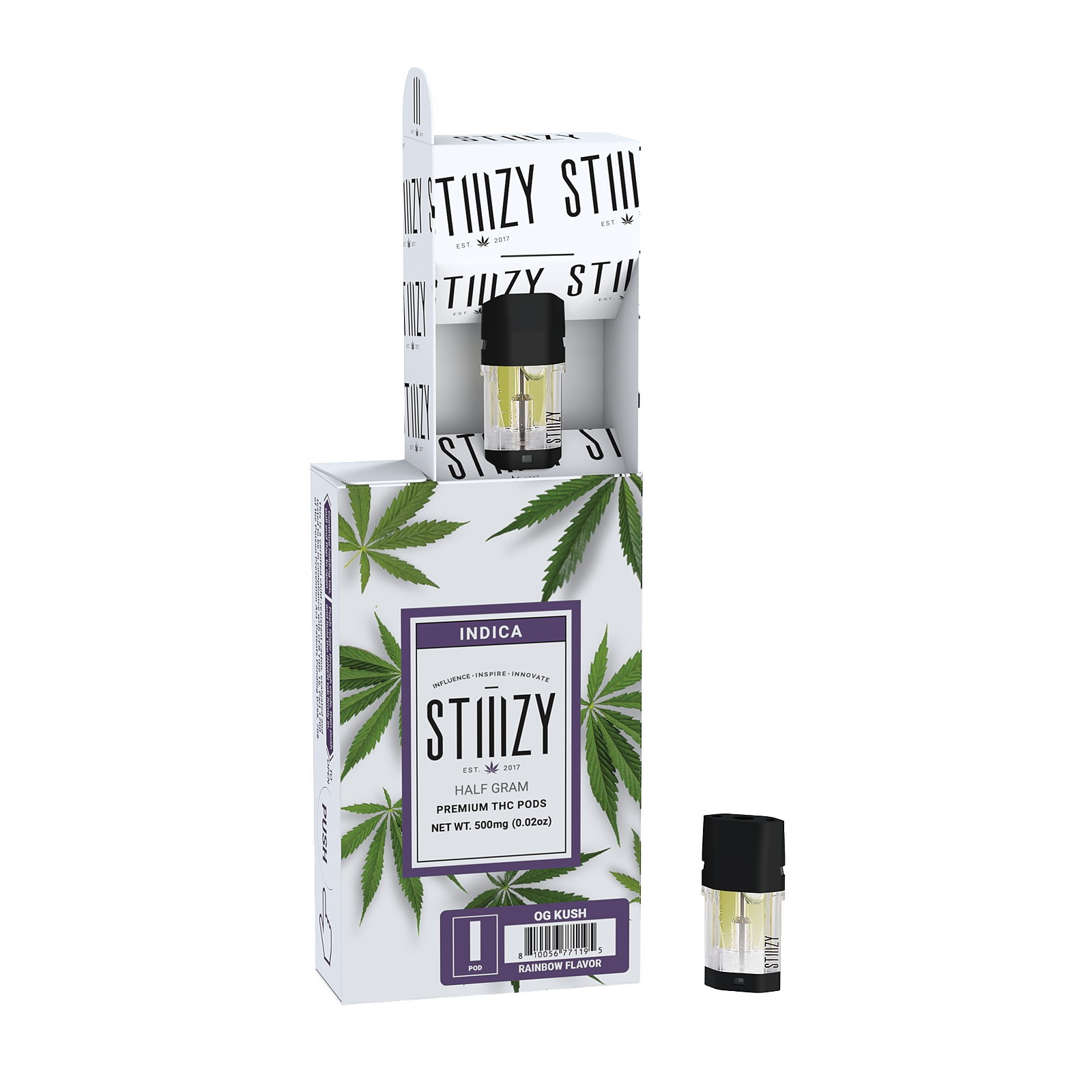STIIIZY: OG Kush - Premium THC POD 0.5G | Leafly