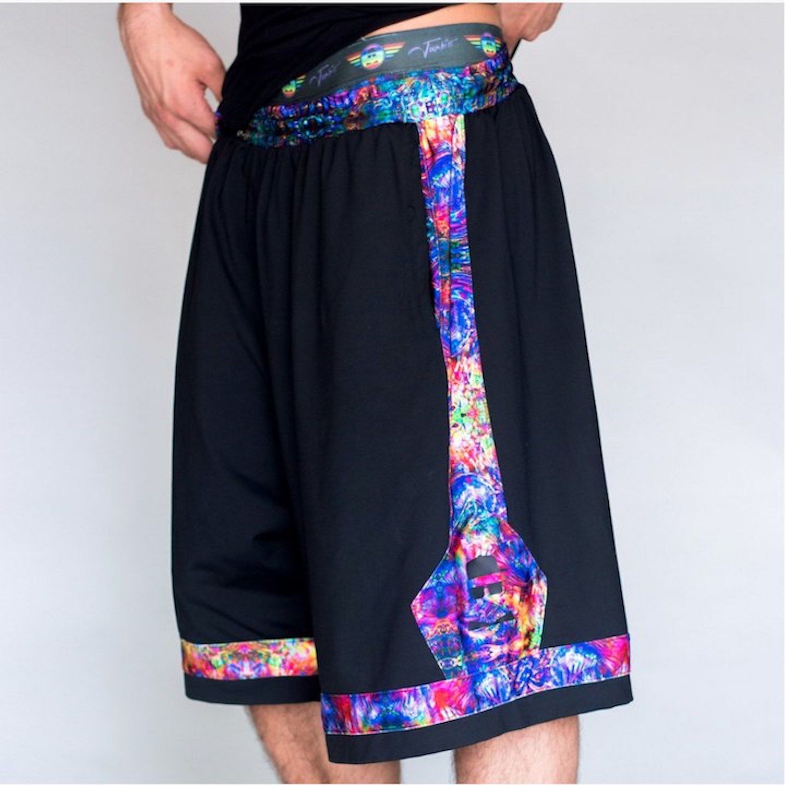 Mo Beta Glass, Co.: Jumbie Art Abstract Basketball Shorts | Leafly