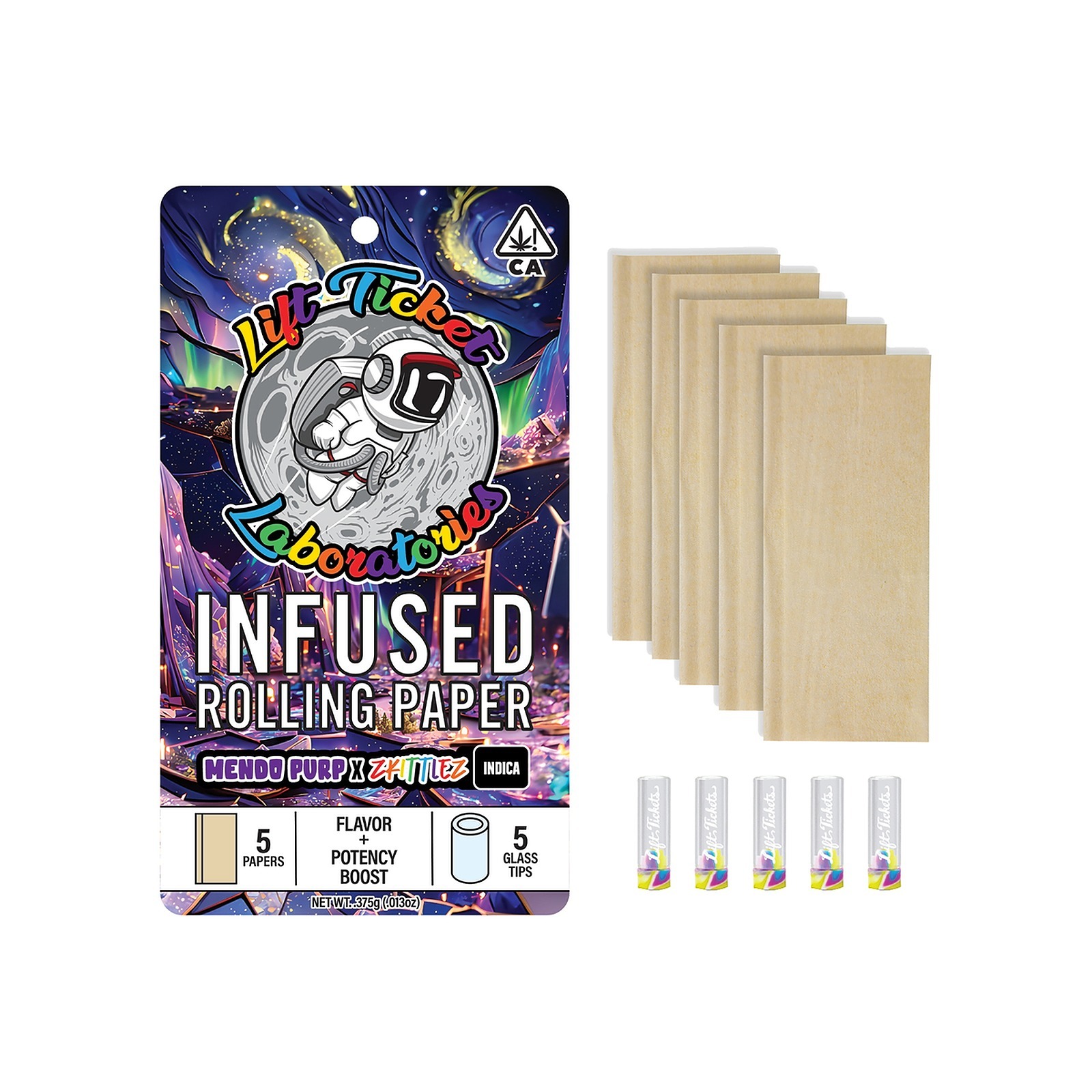 Lift Tickets: Mendo Purps x Zkittlez - Infused Rolling Paper Multipack ...