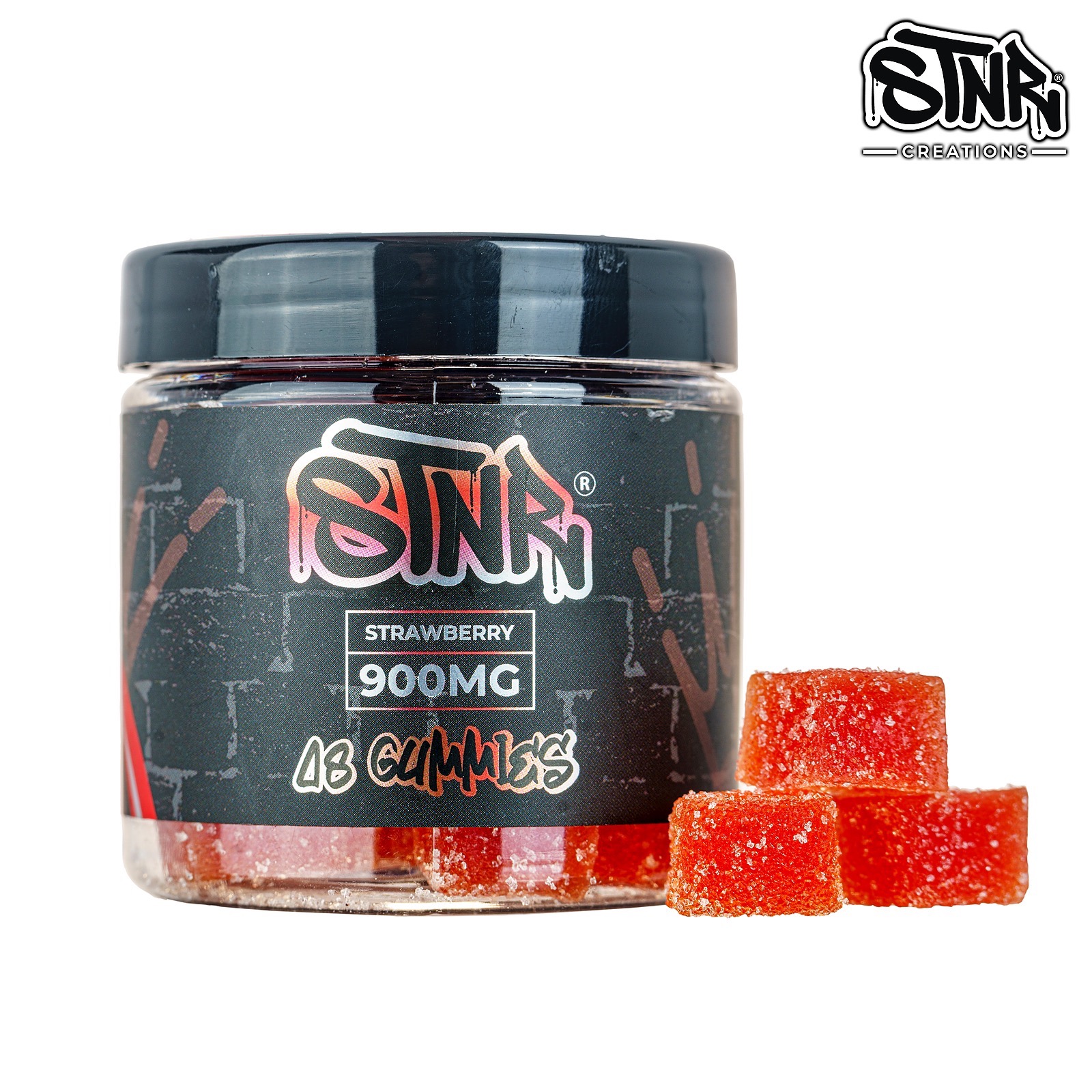 STNR Creations: Delta8 Gummies - Strawberry - 30ct | Leafly
