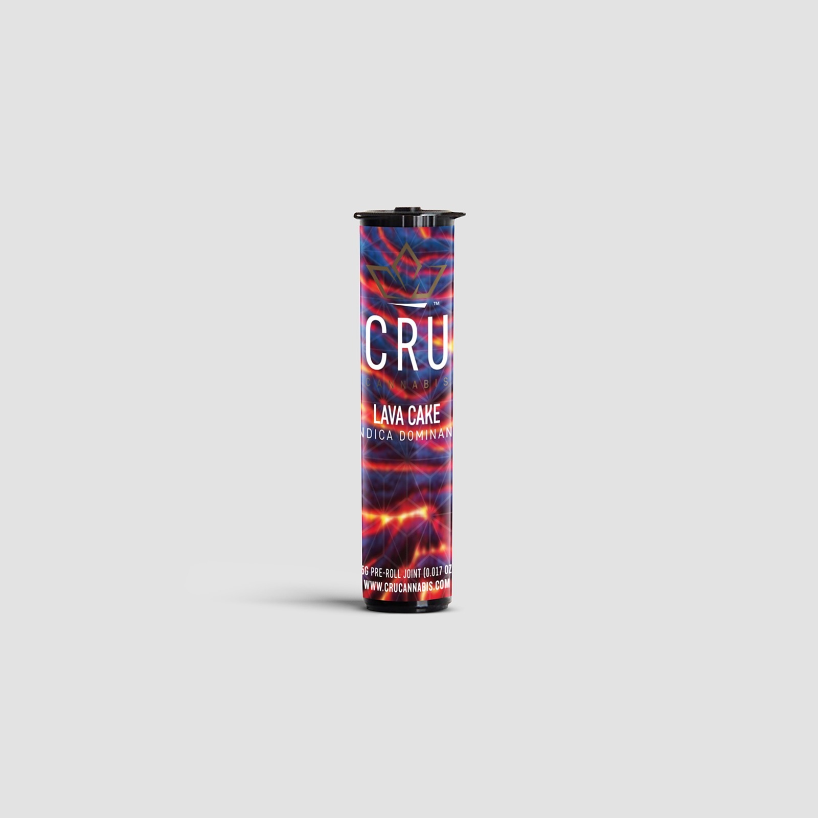 CRU Cannabis: Lava Cake (0.5G Indica Pre-Roll) | Leafly
