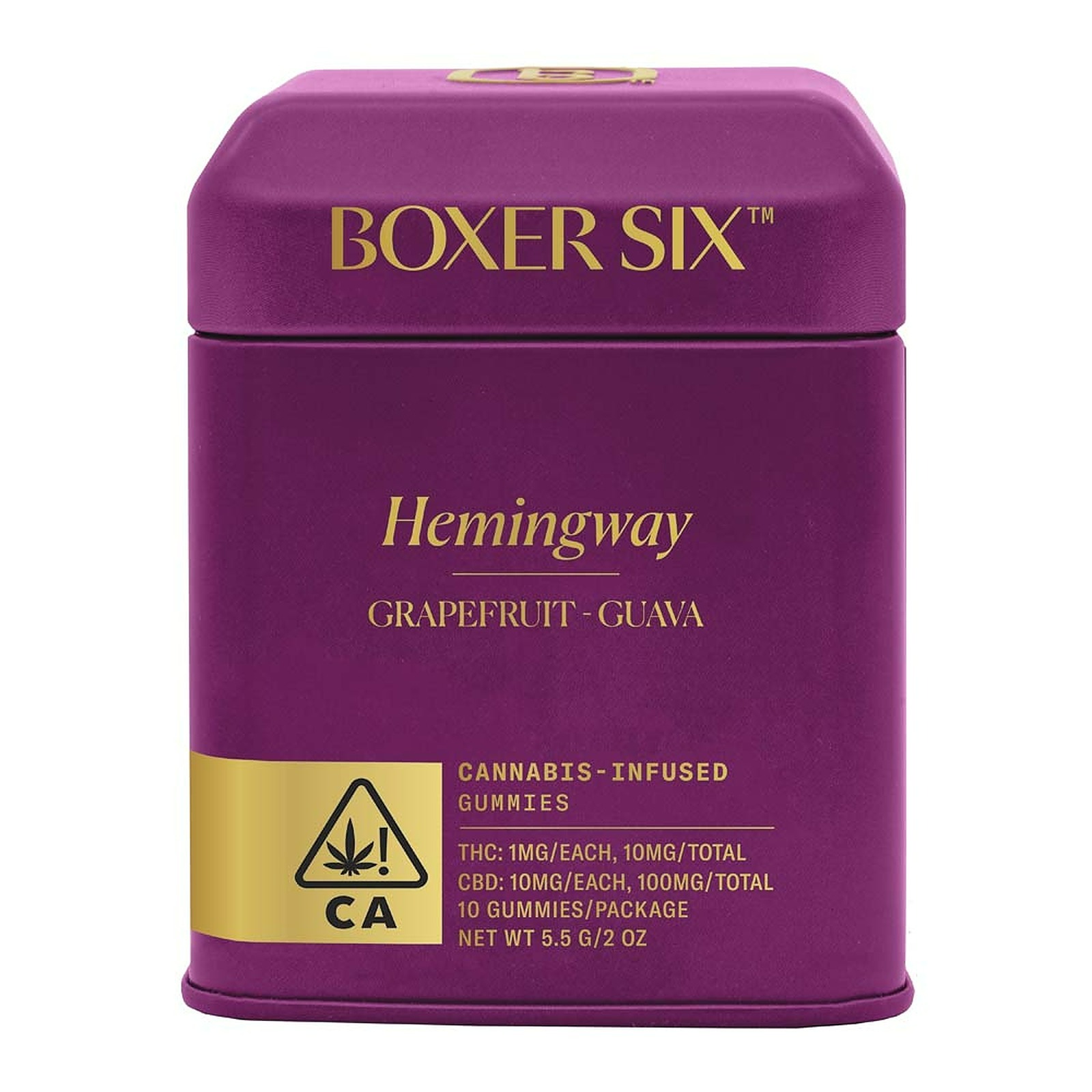 Boxer Six: Boxer Six Hemingway High CBD Gummies | Leafly