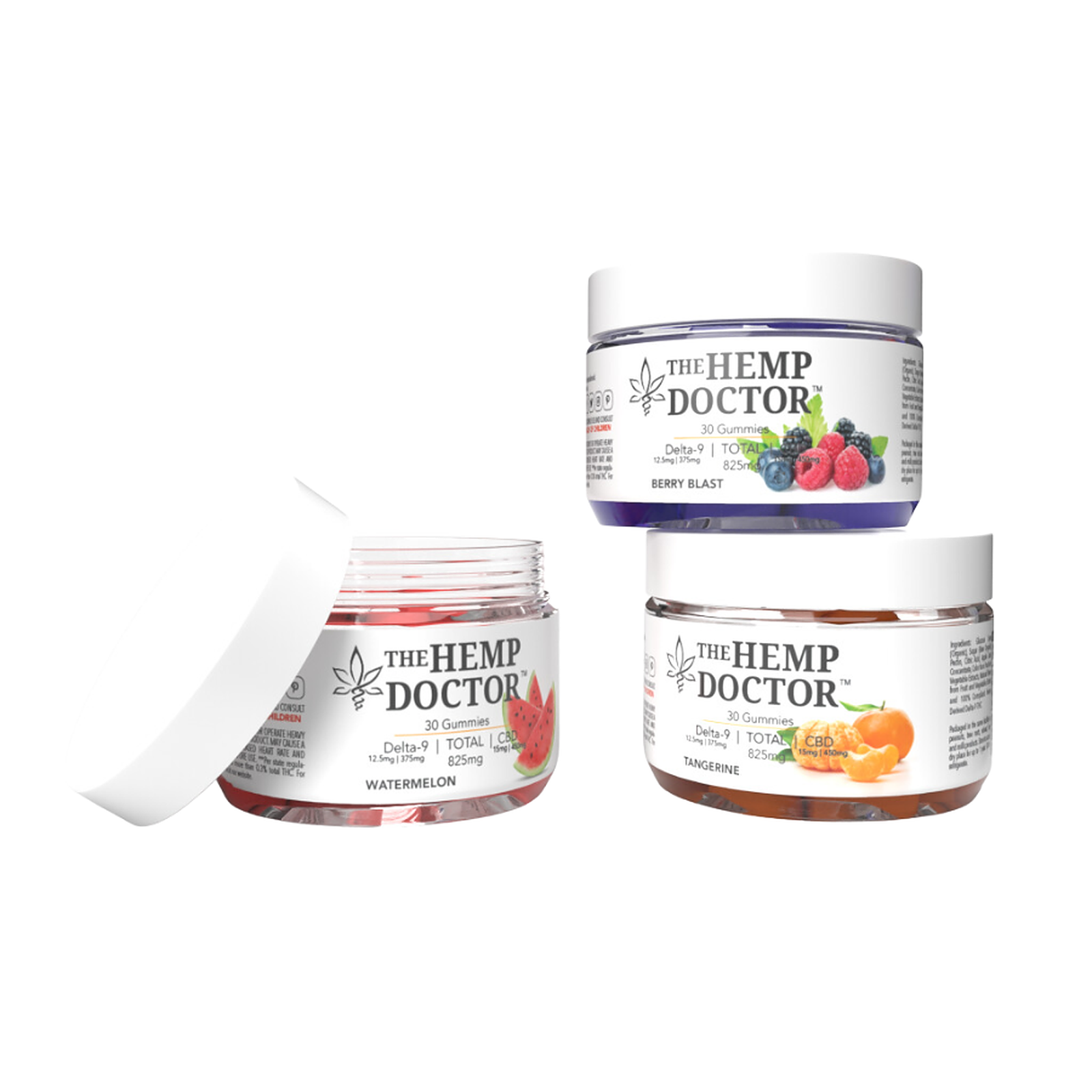 The Hemp Doctor: THC/CBD Full Spectrum Daytime Gummies | Leafly