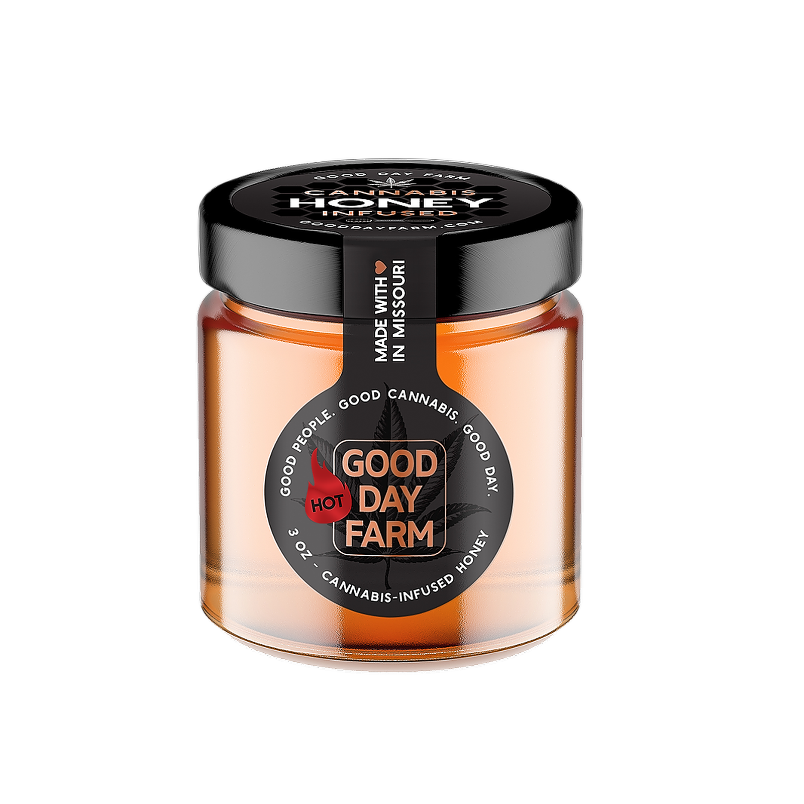 Good Day Farm: Good Day Farm: Hot Honey | Full Spectrum Edible | 3oz ...