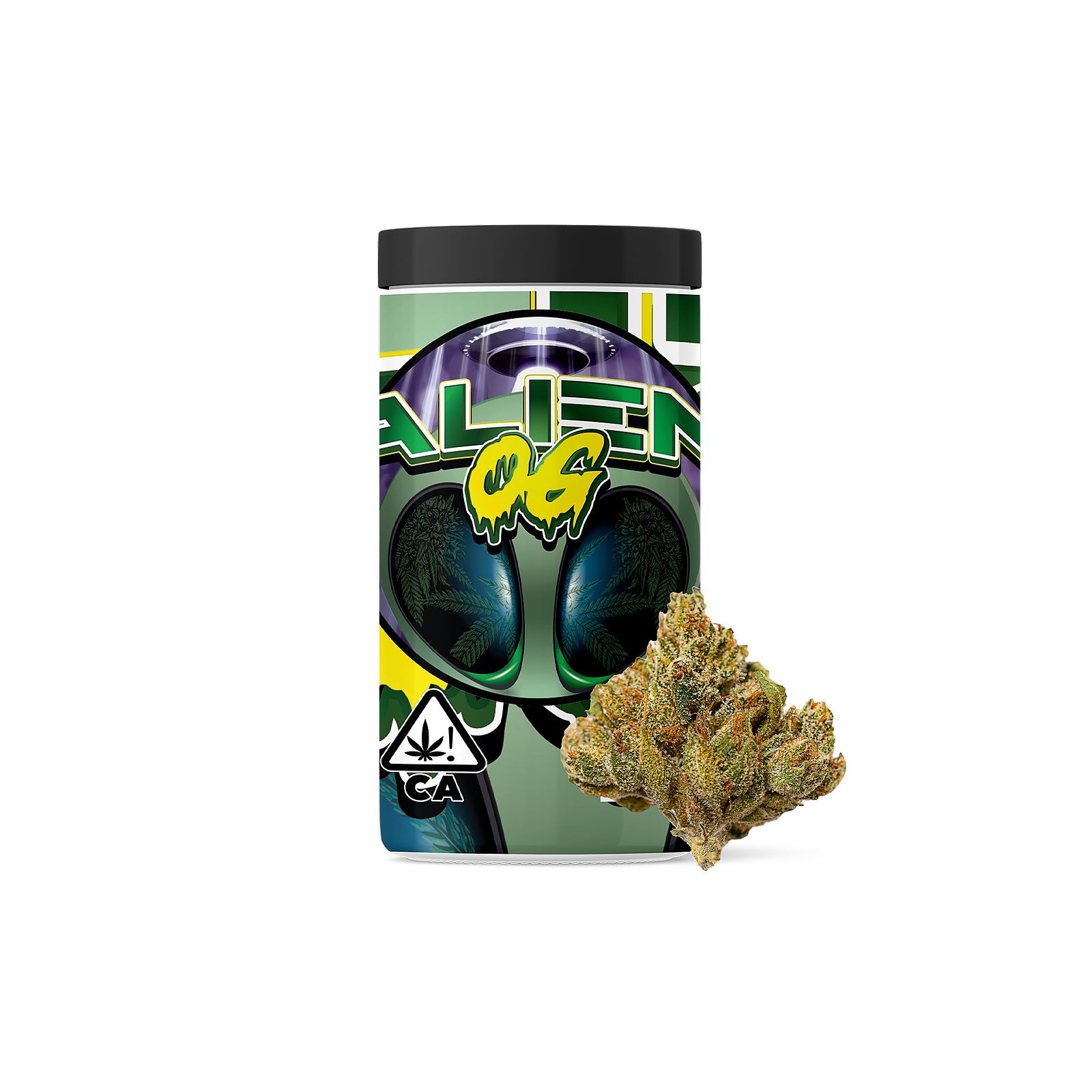 The Cure Company: Alien OG | 14g Biggs | Leafly