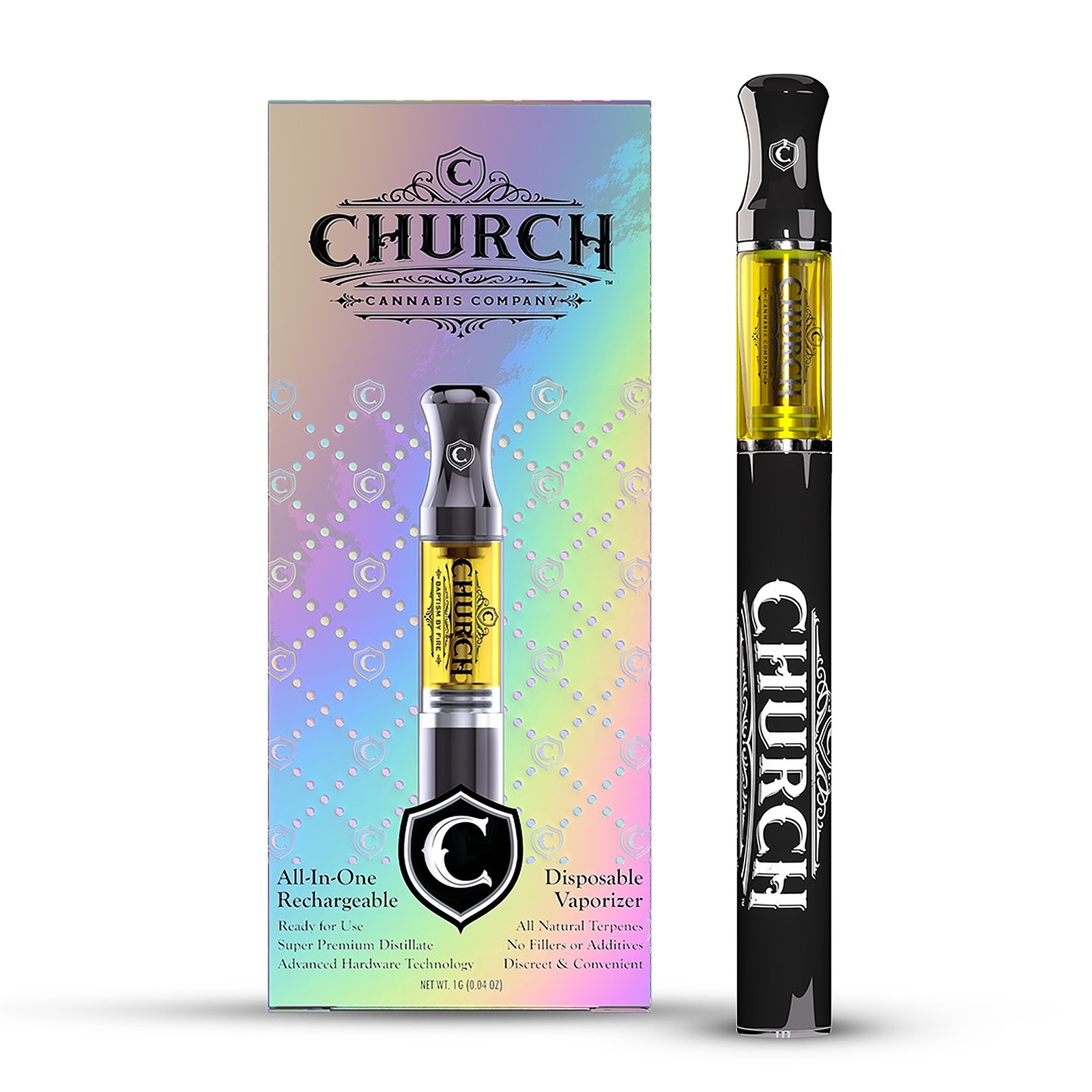 Church Cannabis Co.: Church Strawberry Cough 1g All-In-One Rechargeable ...