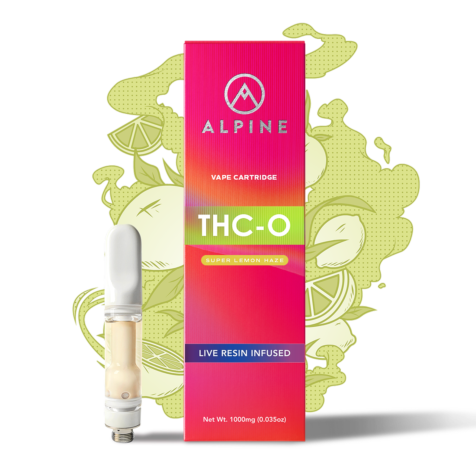 Alpine Vapor Hemp: Alpine Live Resin Infused THC-O Cartridge - Super ...