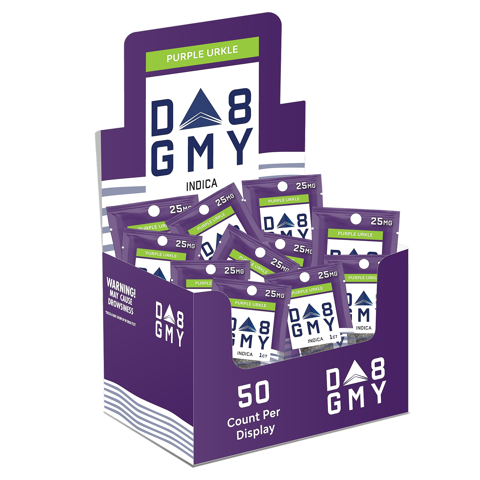 A Gift From Nature: Delta 8 Gummy Purple Urkle 25mg - 50 Count | Leafly