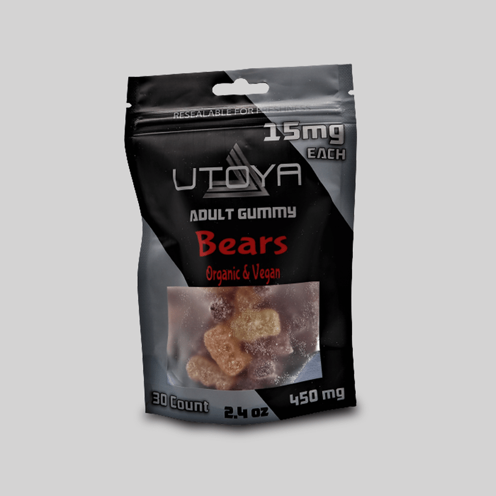 Utoya: Delta 8 THC – 15 mg – Organic Gummy Bears | Leafly