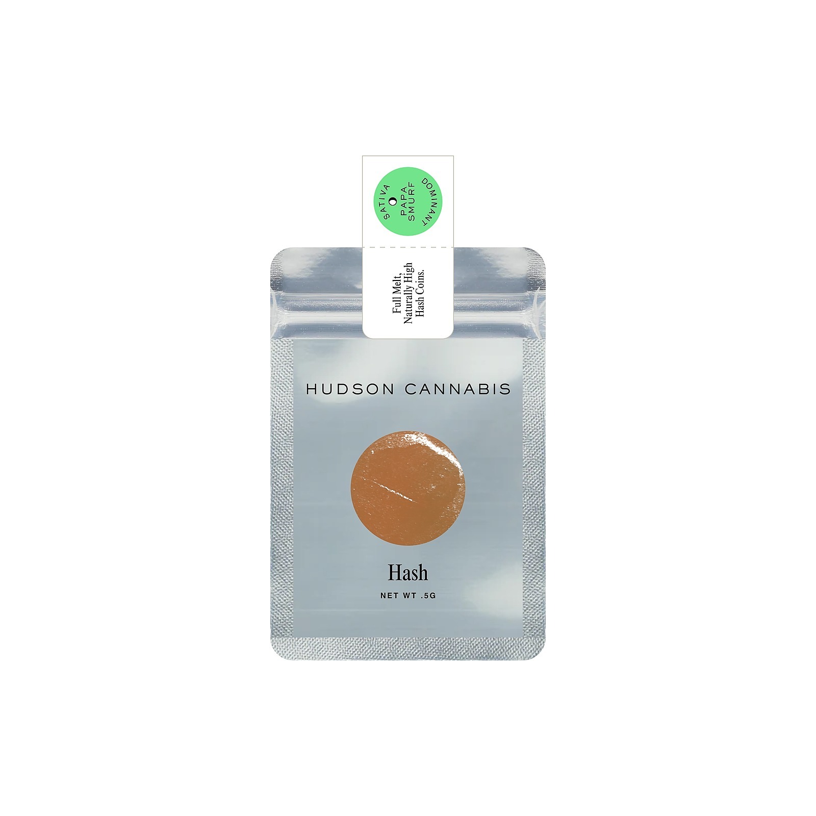 Hudson Cannabis: Papa Smurf [Hash Coin] | Leafly