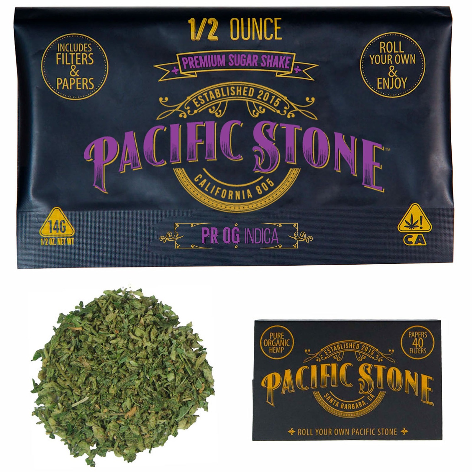 Pacific Stone: Pacific Stone | PR OG Indica Roll Your Own Sugar Shake ...
