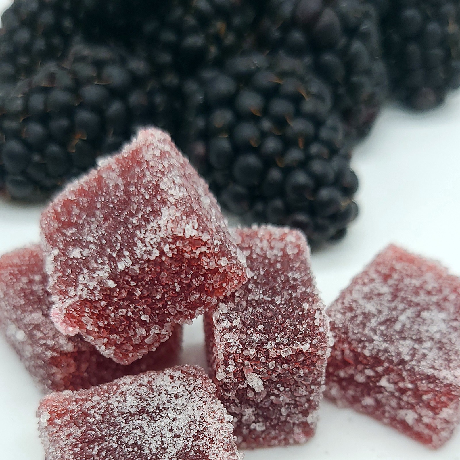 Defi Edibles: 1:1 Blackberry Pate de Fruit Gummies 1000mg 10-pack | Leafly