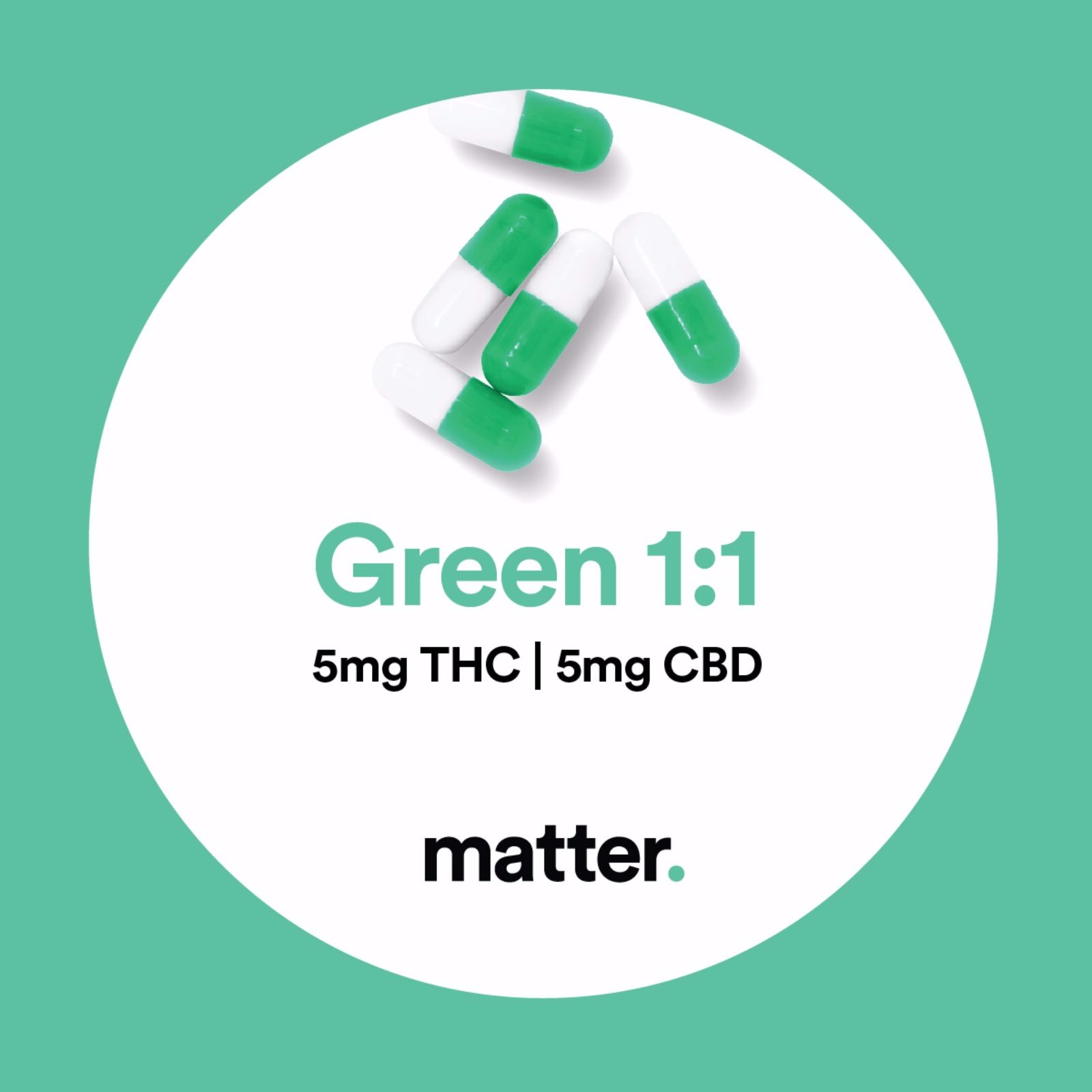 matter.: NY Green Extra Strength Capsule 1:1 | Leafly