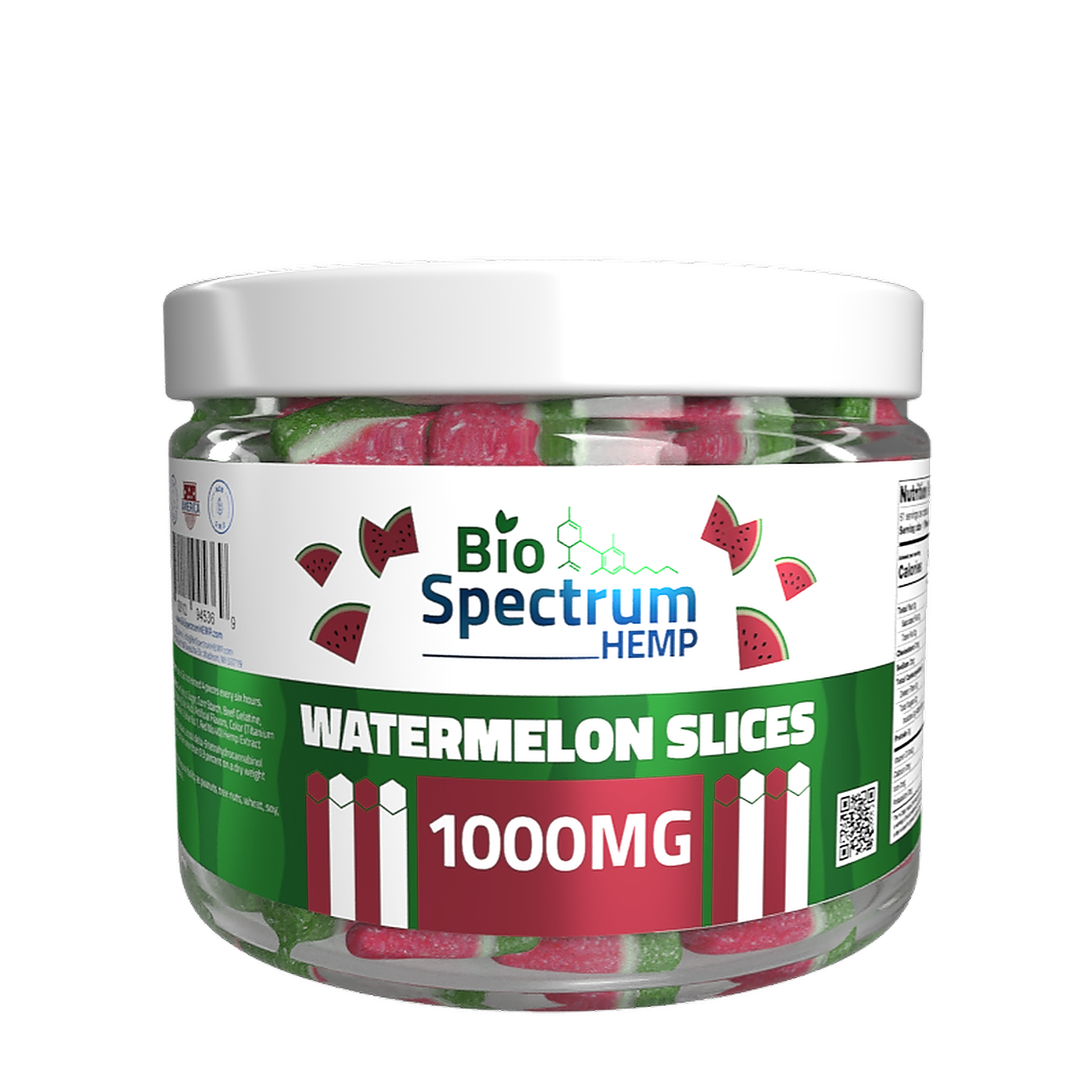 BioSpectrum Hemp: Biospectrum Hemp-Watermelon Slices-1000mg | Leafly